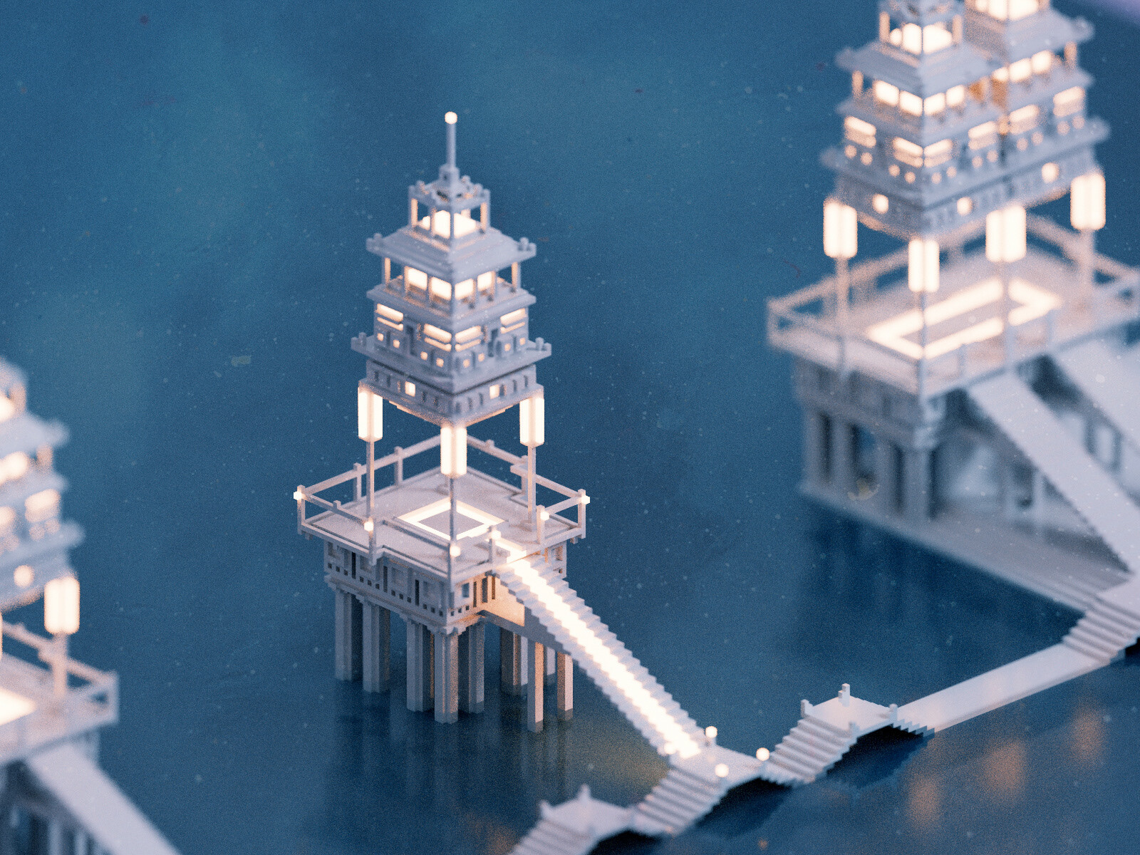 ArtStation - Voxel Temple II