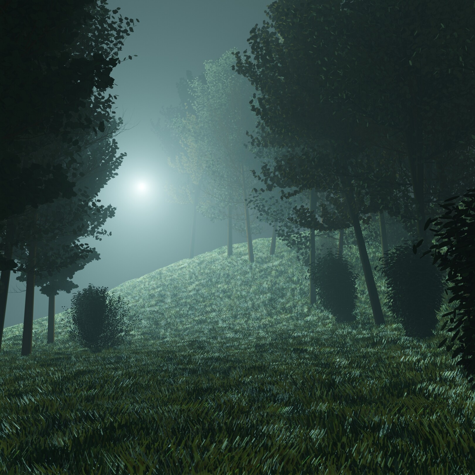 ArtStation - Dark Forest Environment Art