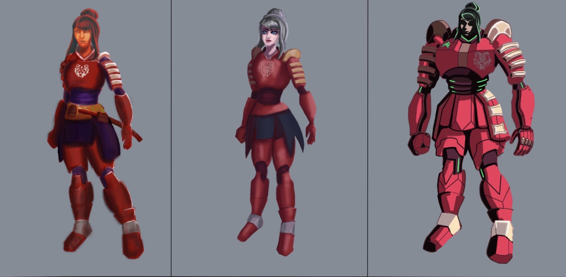 ArtStation - Different Styles of Warrior