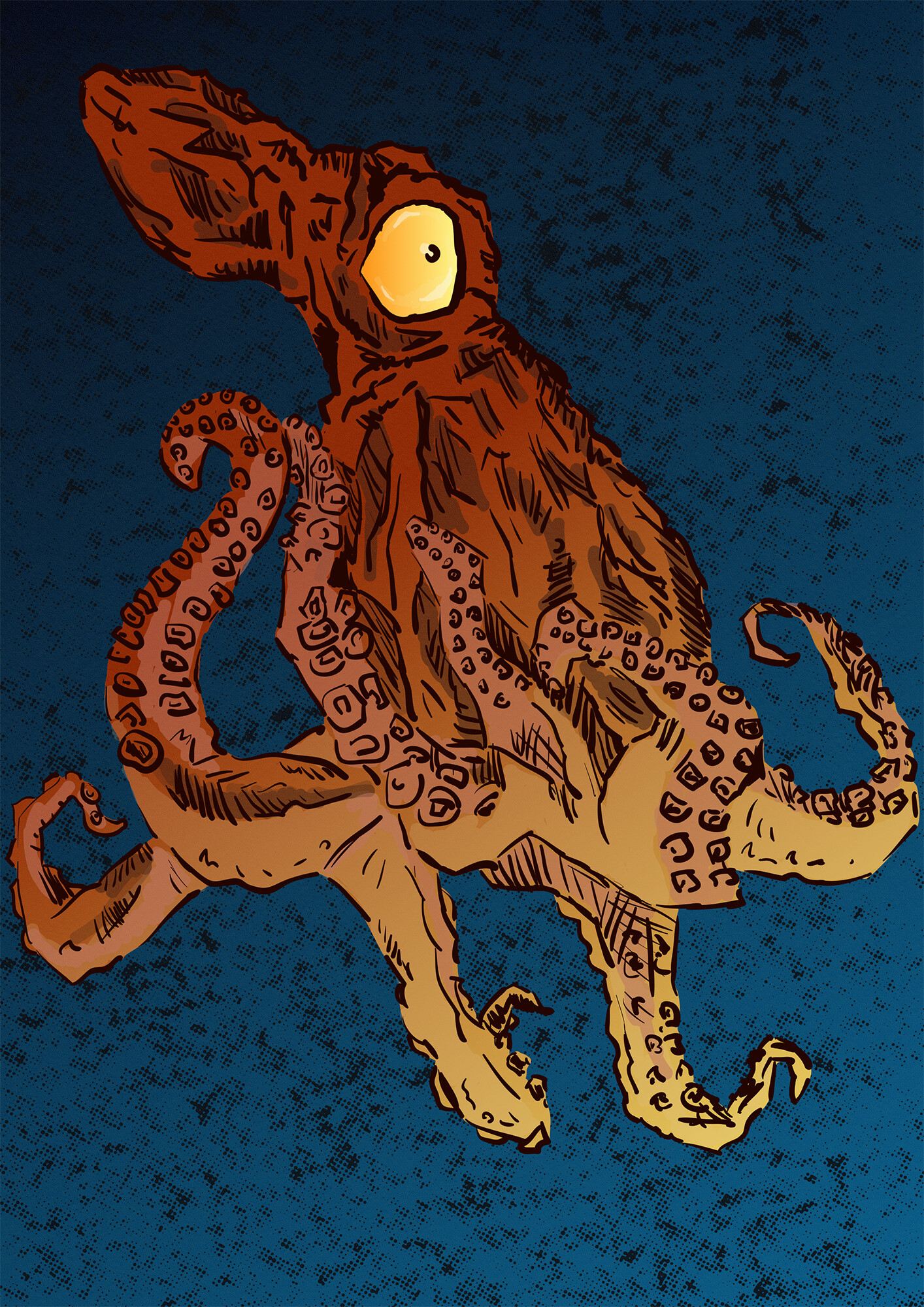 ArtStation - Comic Octopus!