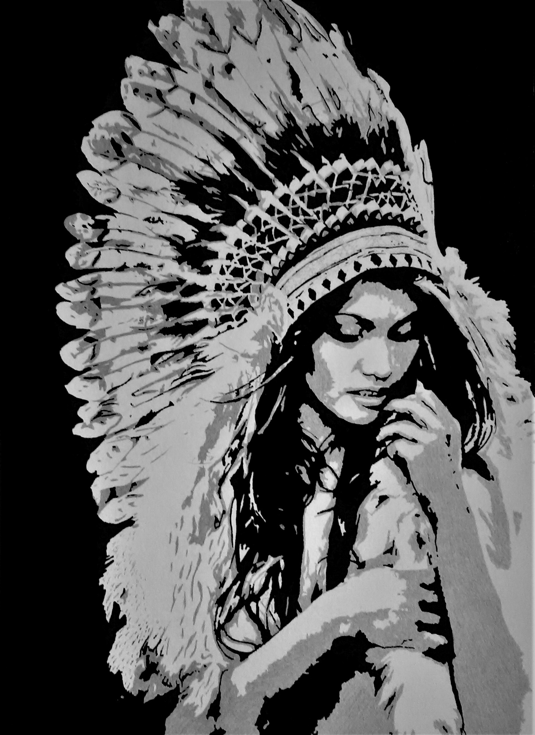 ArtStation - Red Indian Girl