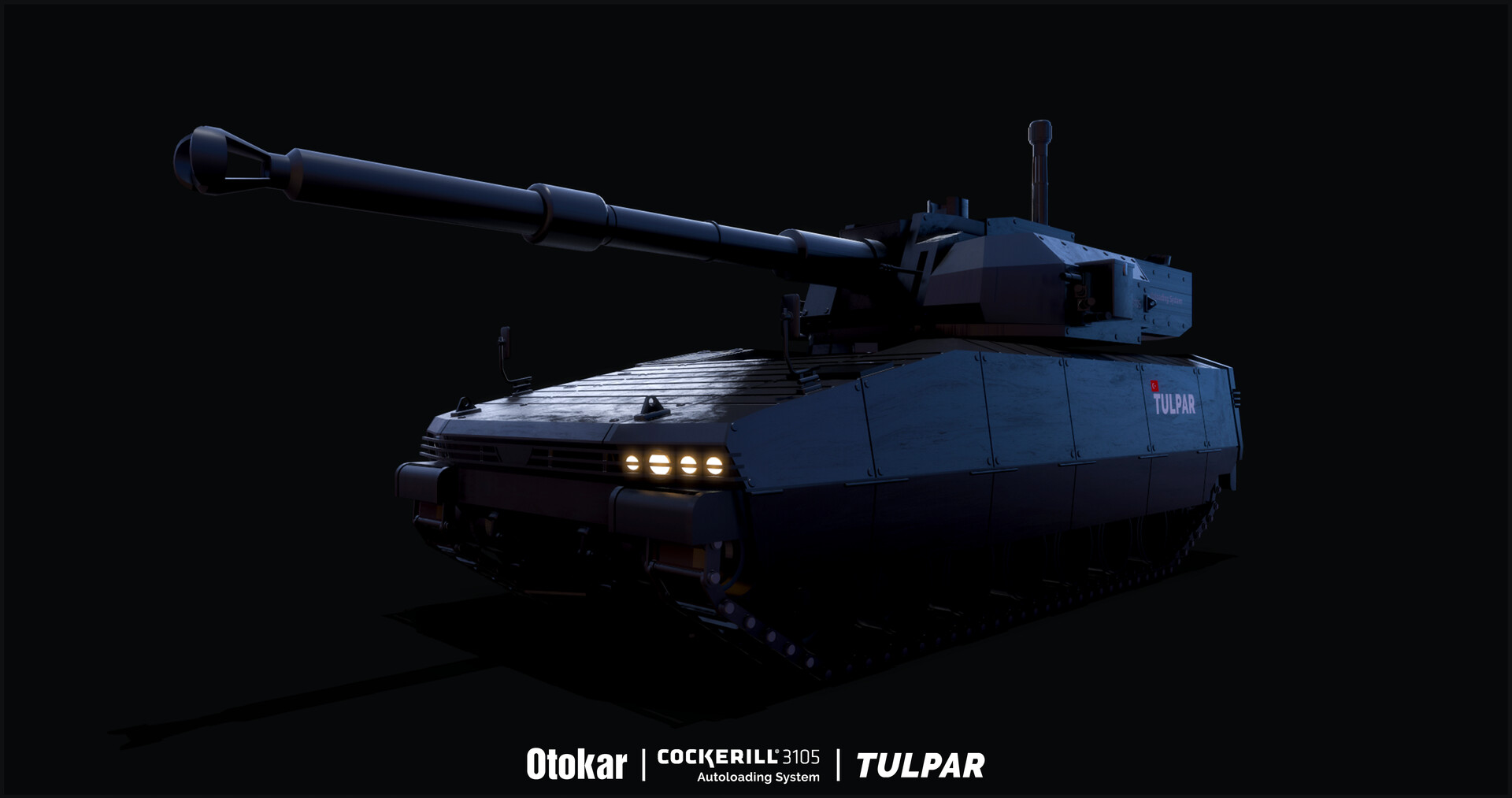 Feridun Engin - TULPAR "Pallet Armored Vehicle" (Mini Tank Version)