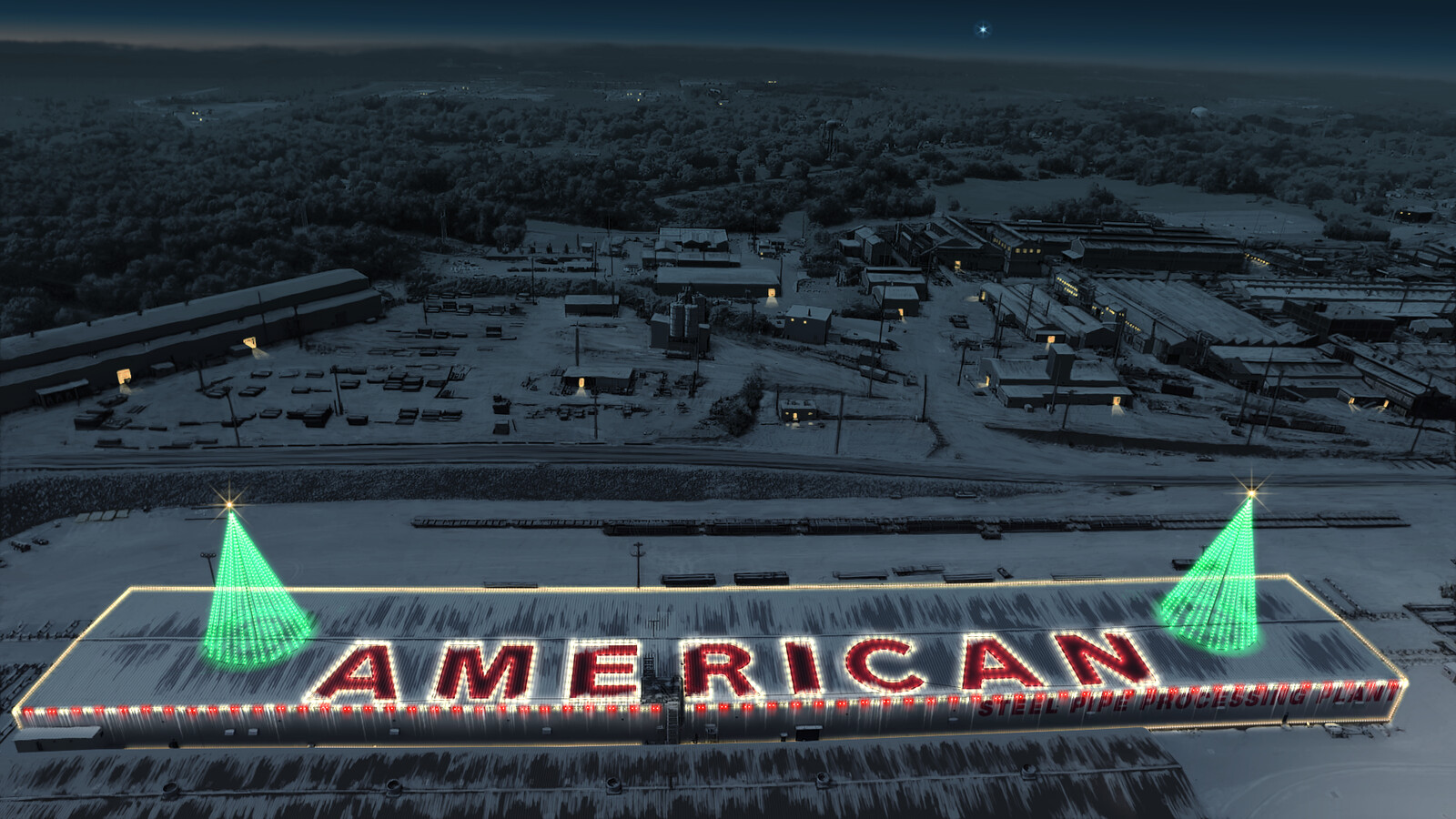 Dan Johnson - Day to Night Holiday Matte Painting