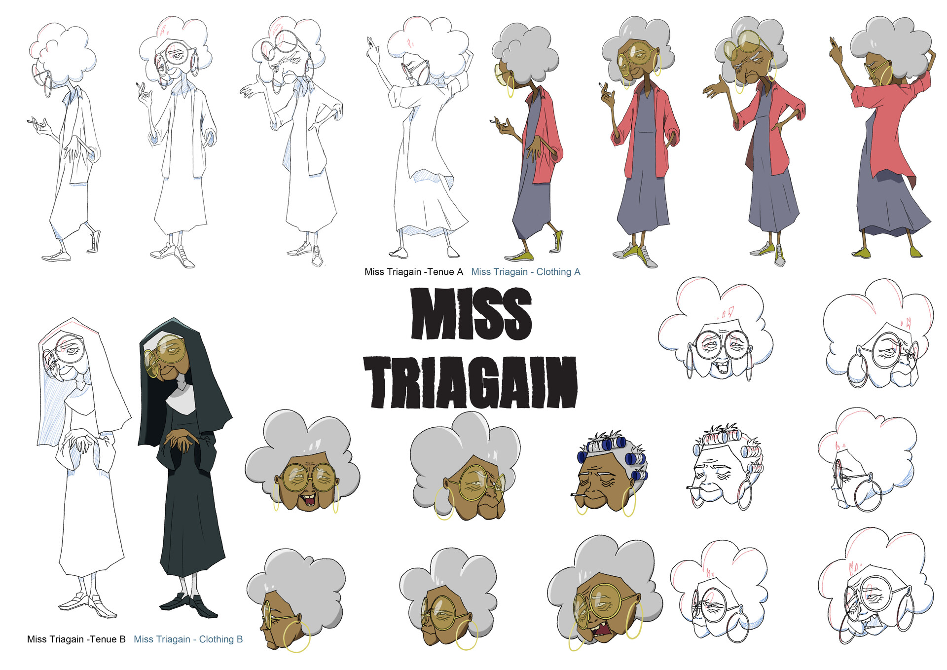 ArtStation - Character design about Mutafukaz by Anaïs Ferreira, here ...