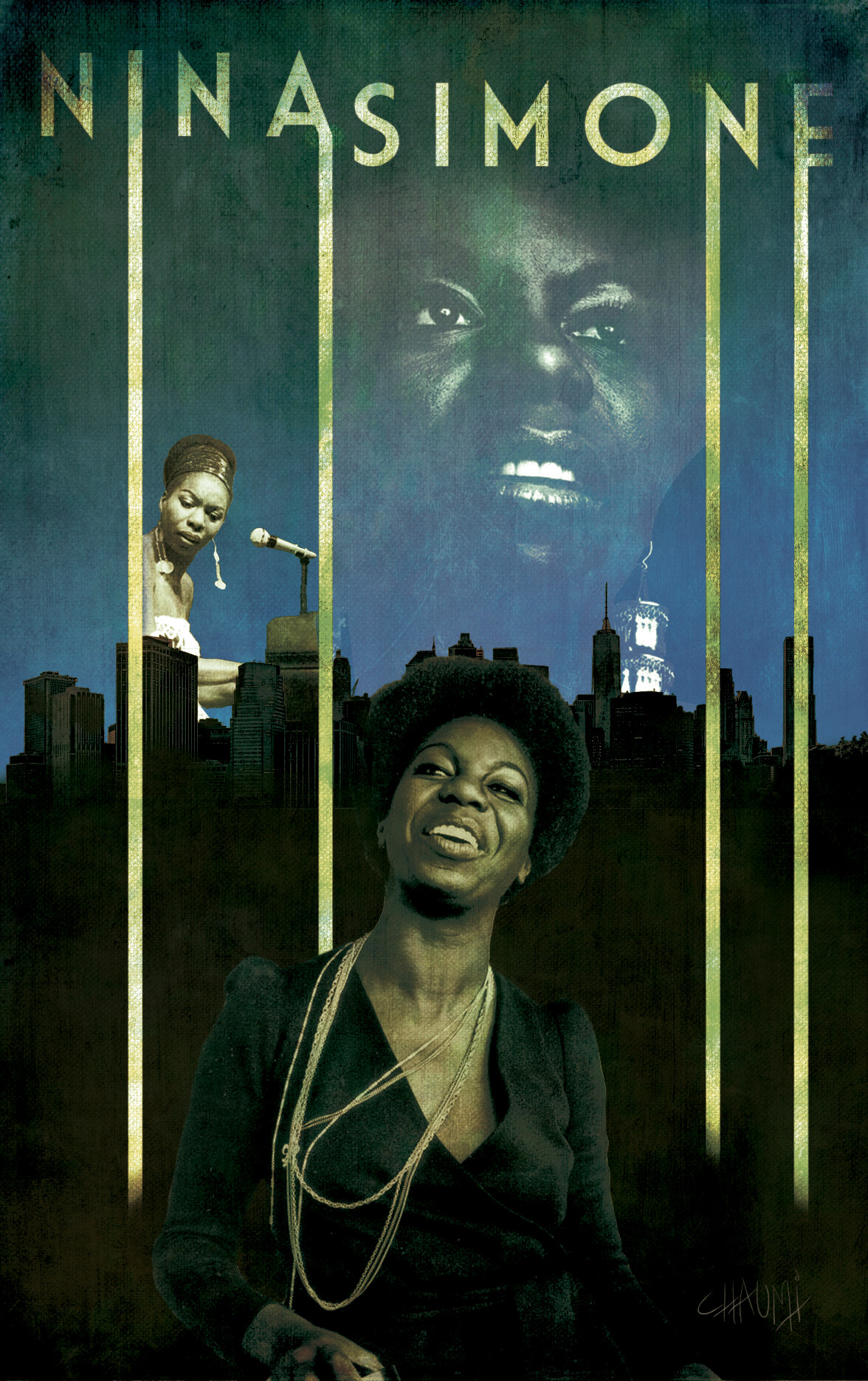 ArtStation - Nina Simone - Jazz Series