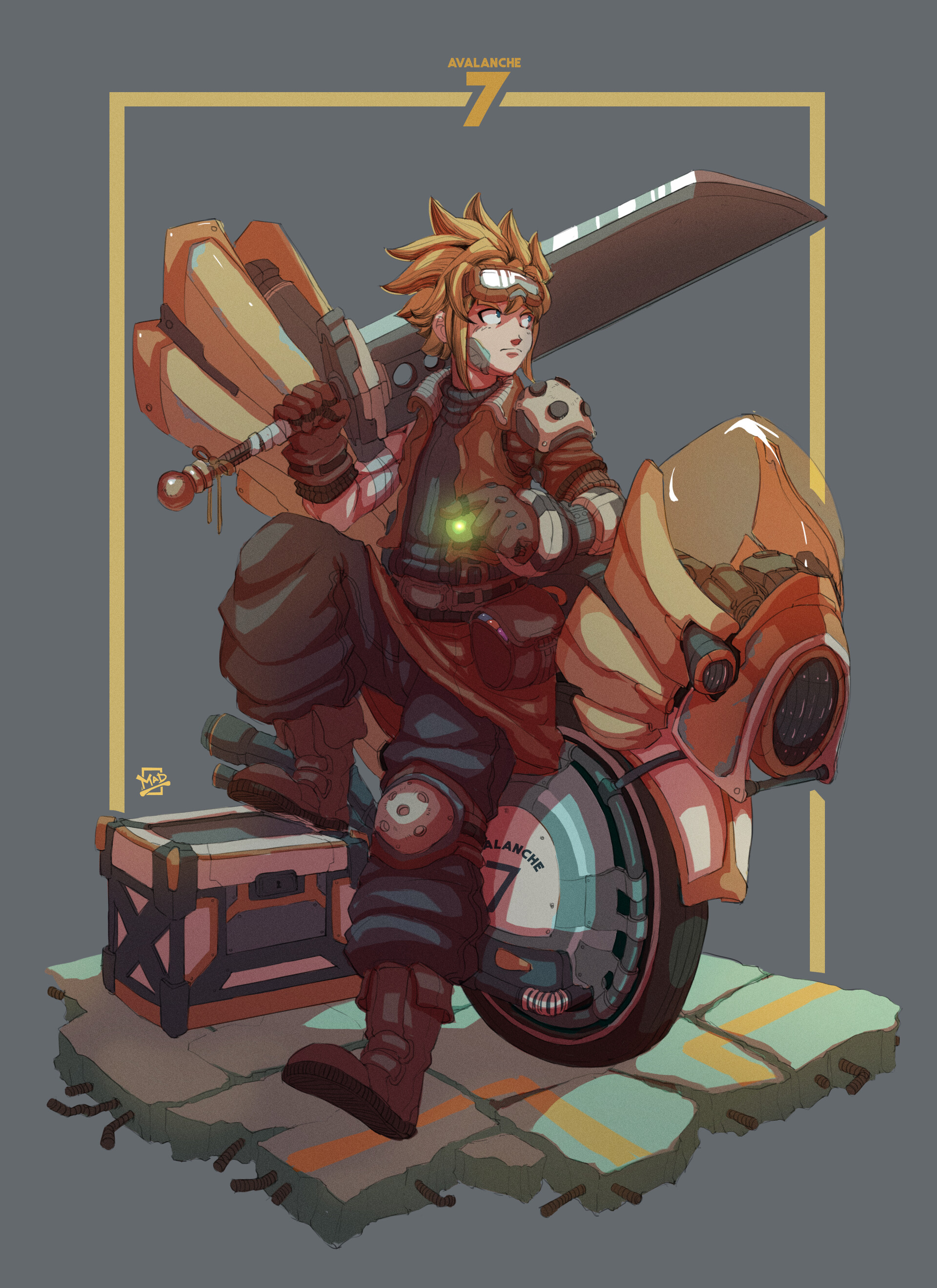 ArtStation - Cloud ( Character Design Challenge )