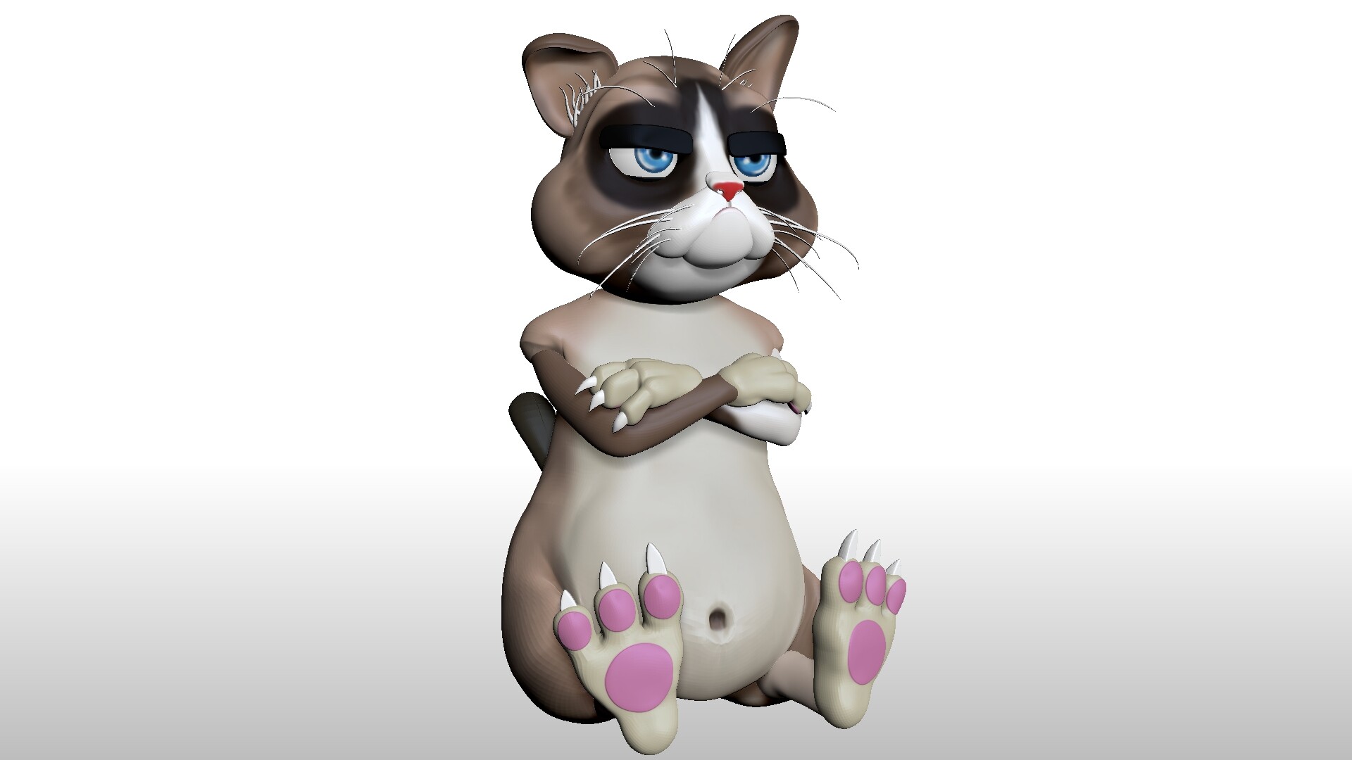 ArtStation - The grumpy cat