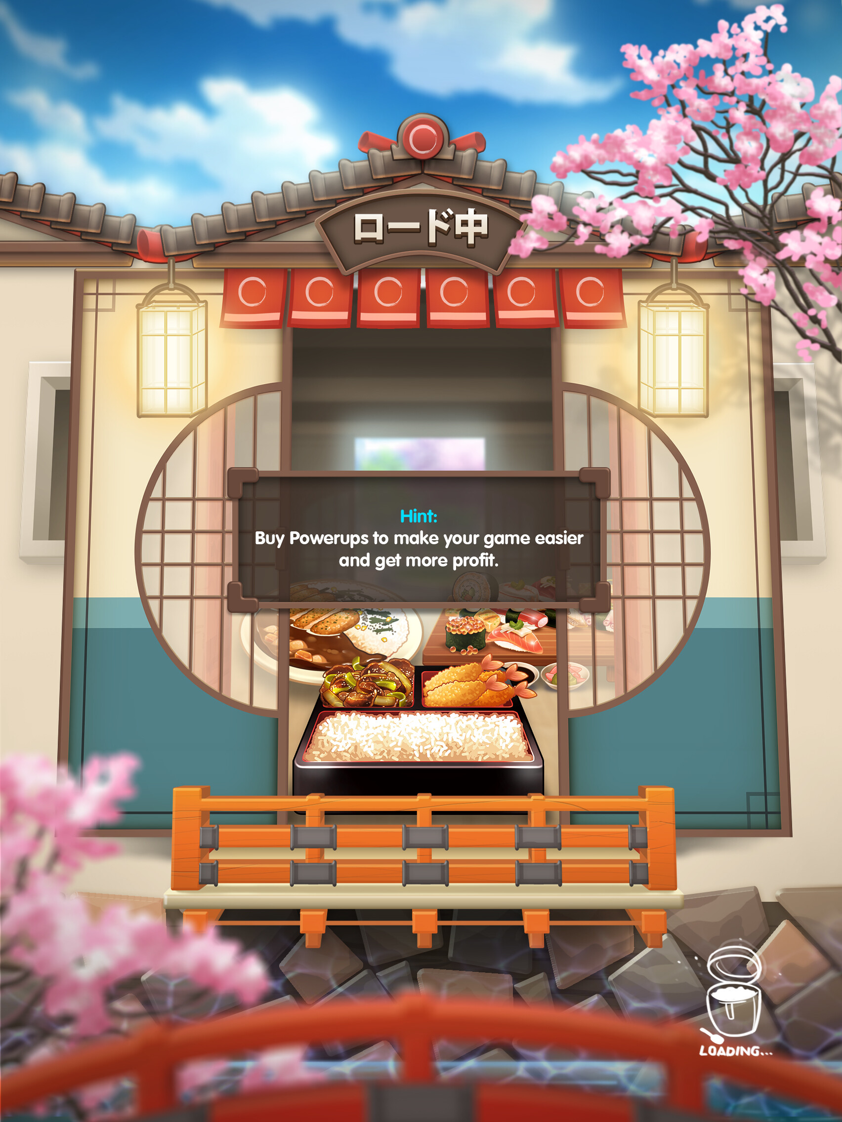 Nilwafa Praduta - Japan Food Chain Game UI Design