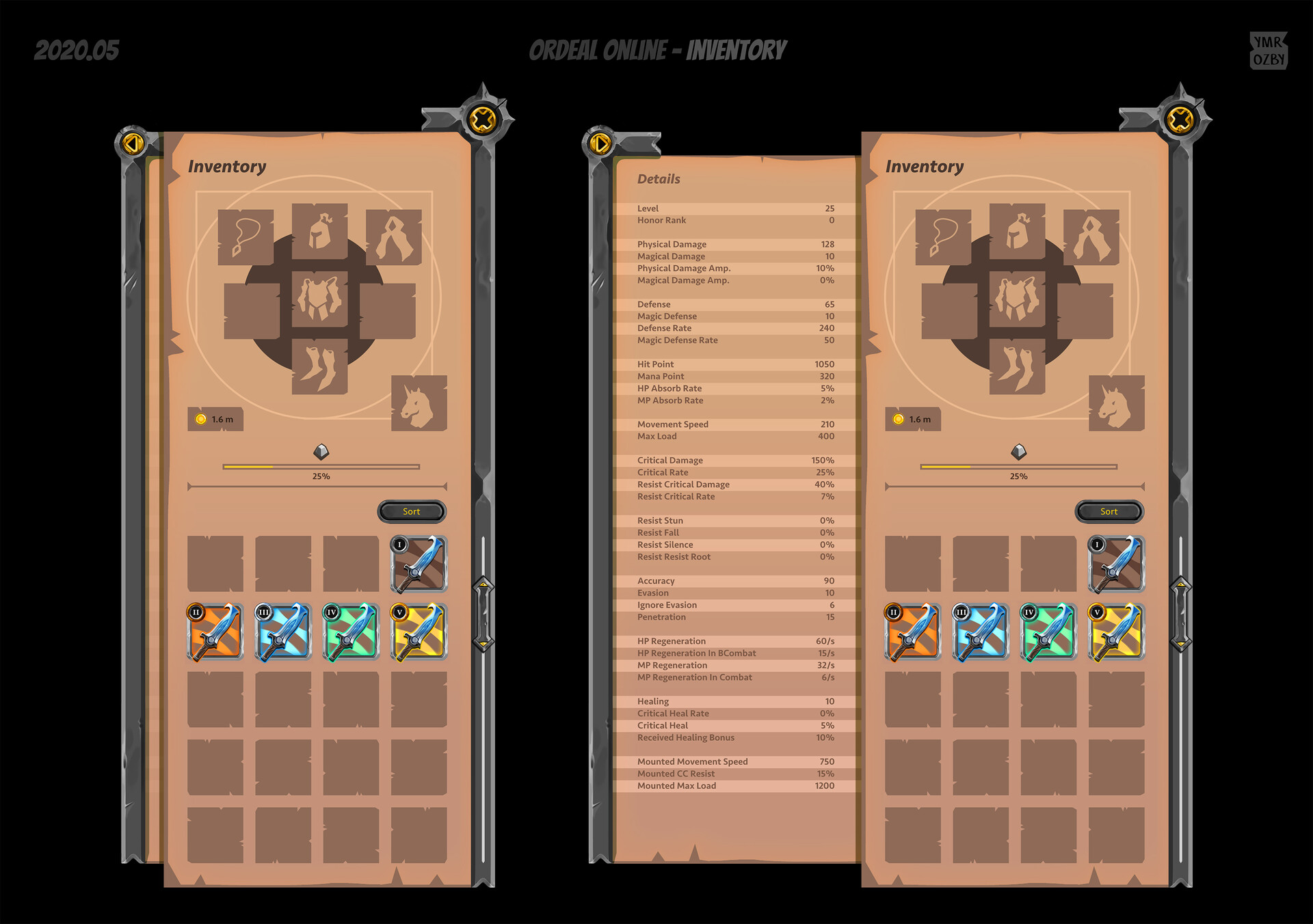 Yunus Emre Ozbay - MMORPG Game UI Study