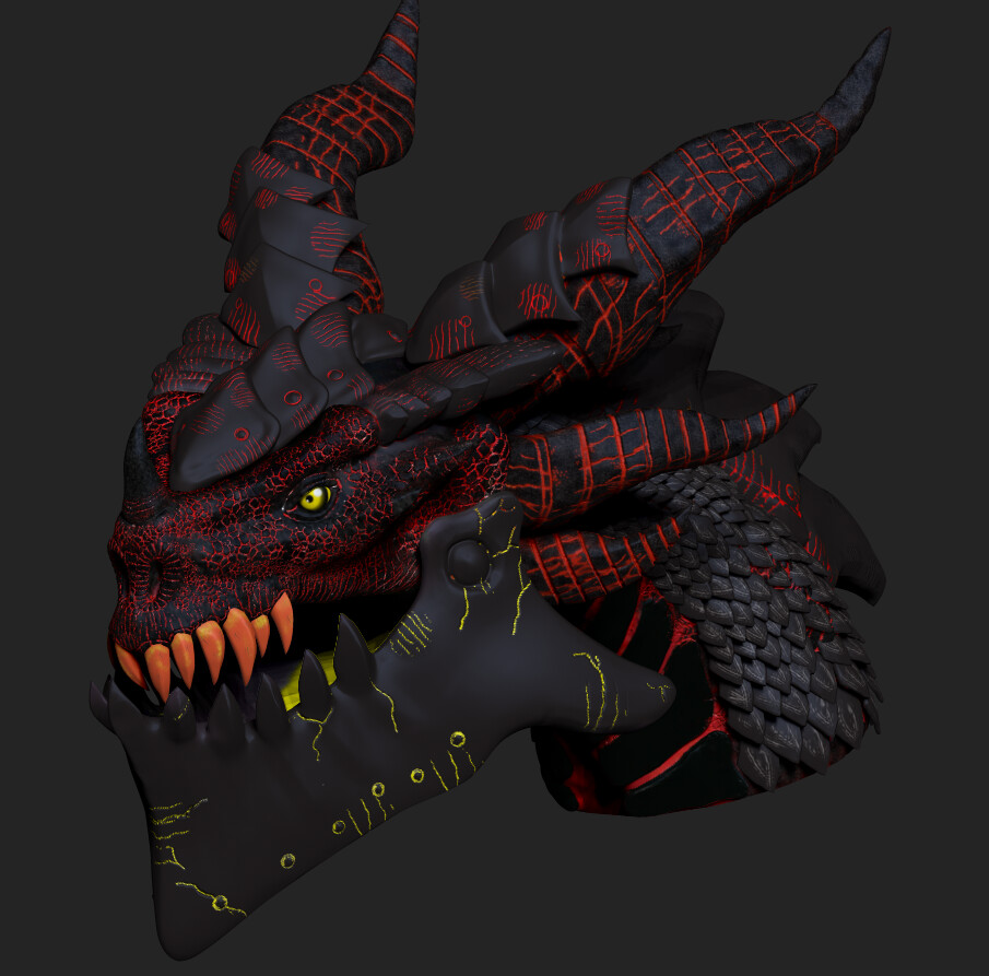 ArtStation - DeathWing Head adptation