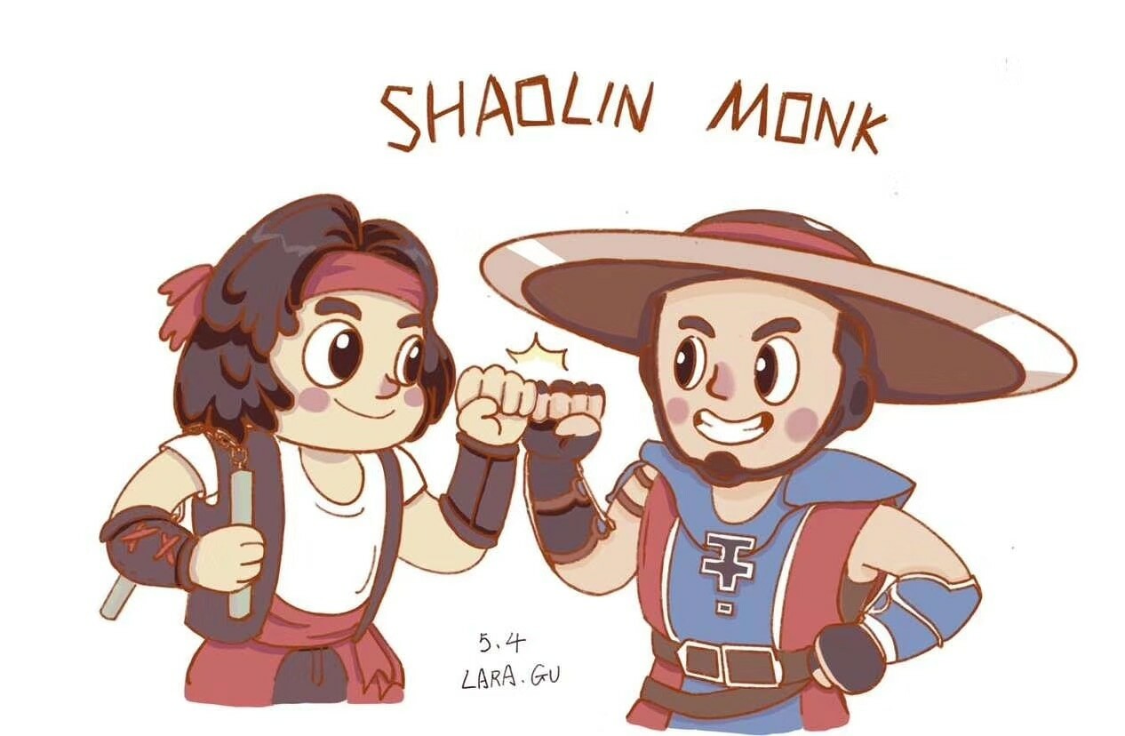 ArtStation - Shaolin Monks
