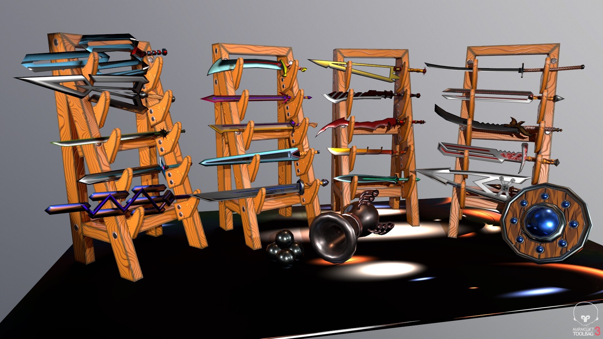 ArtStation - Stylized swords