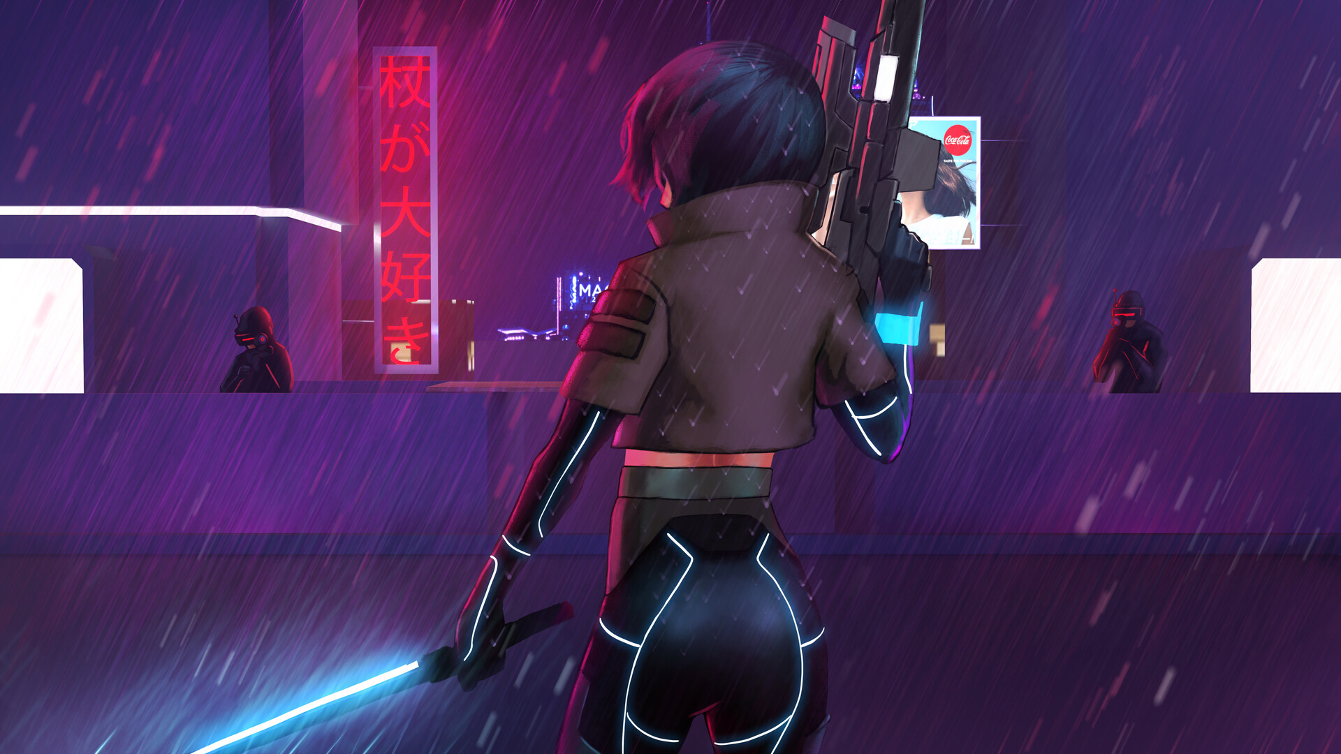 ArtStation - Rooftop Encounter