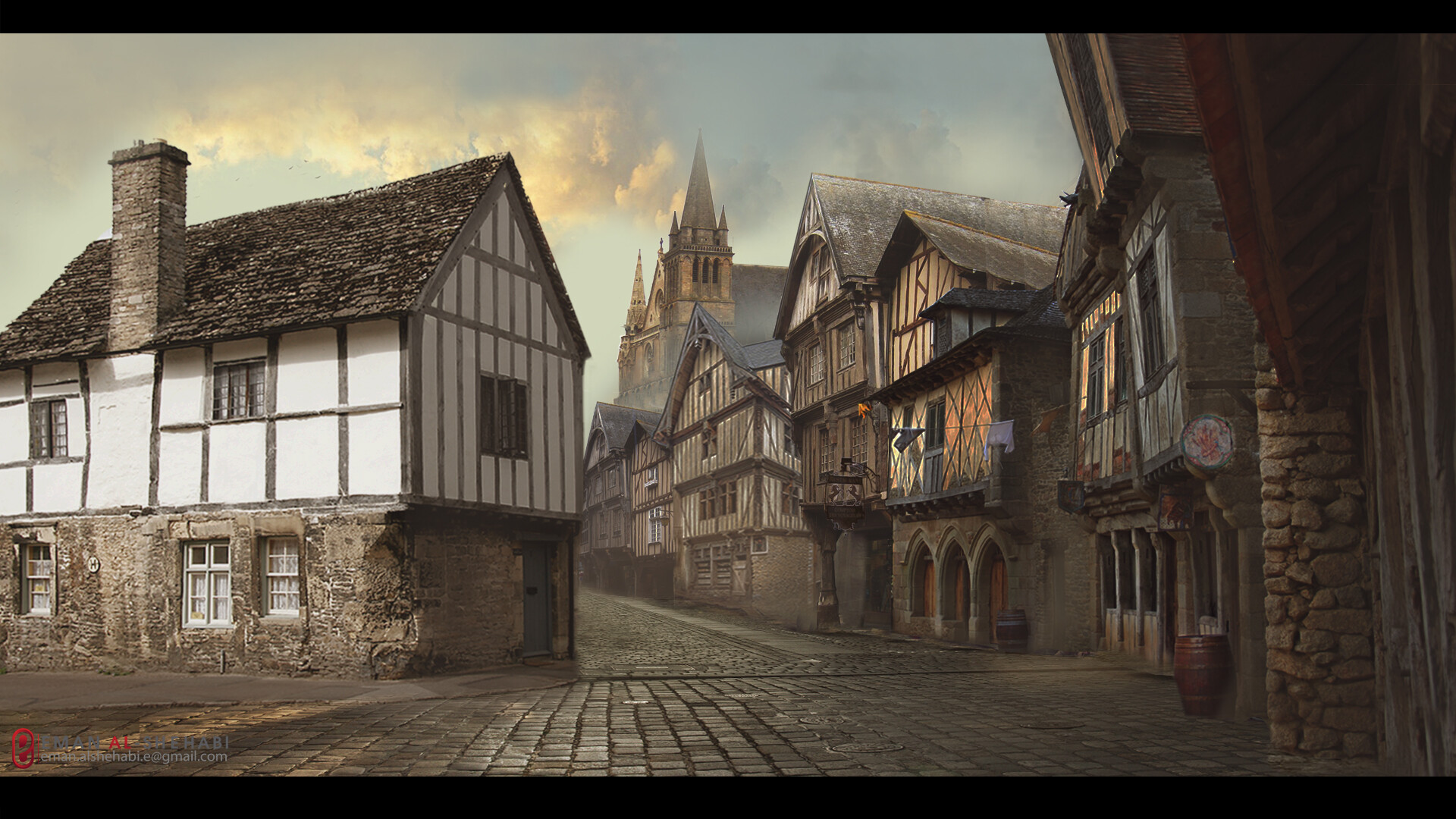 ArtStation - South London Street Outside