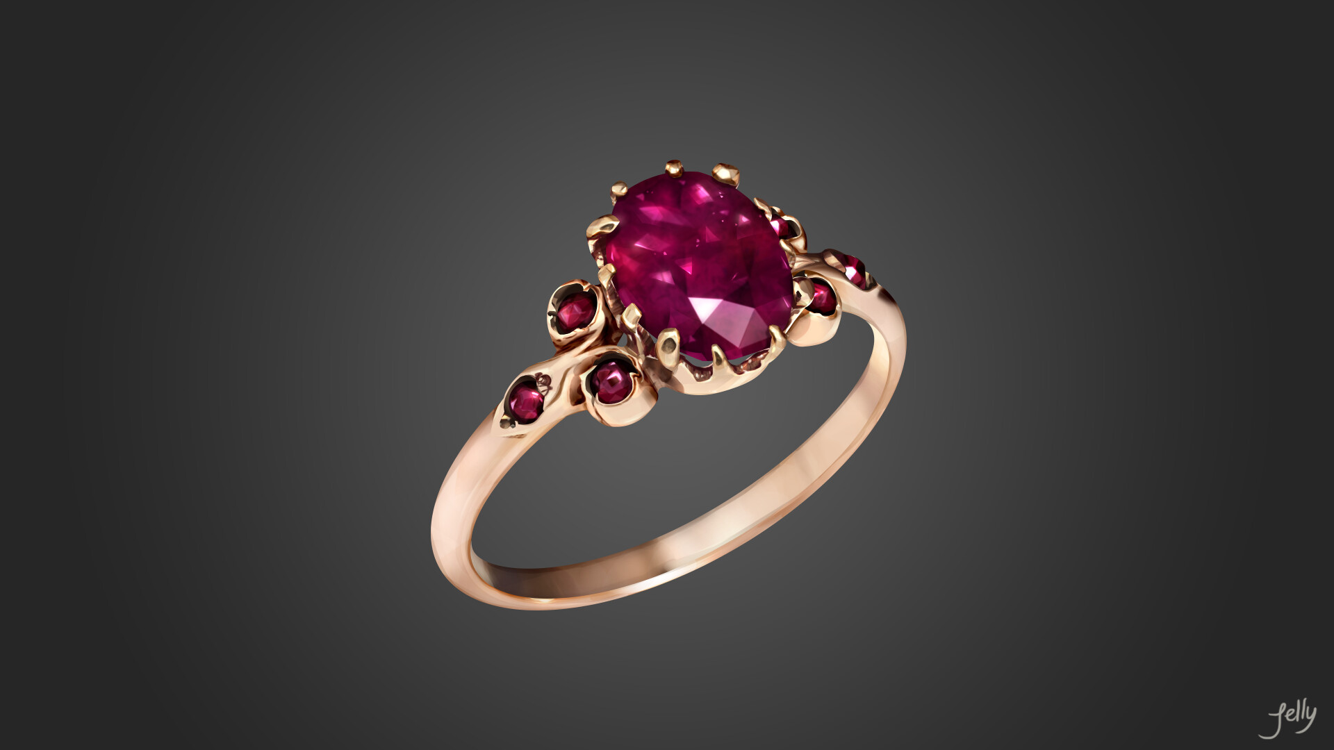 ArtStation - Jewelry ring_study