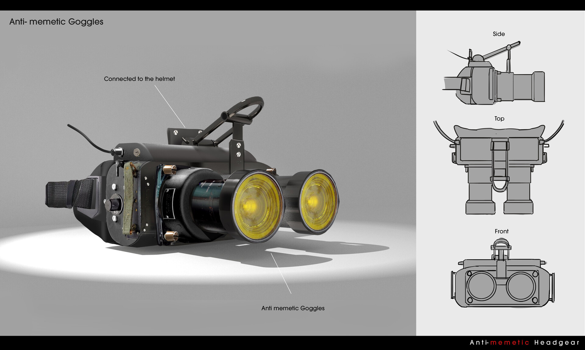 ArtStation - Anti-memetic Headset, Rita Yuwei Li