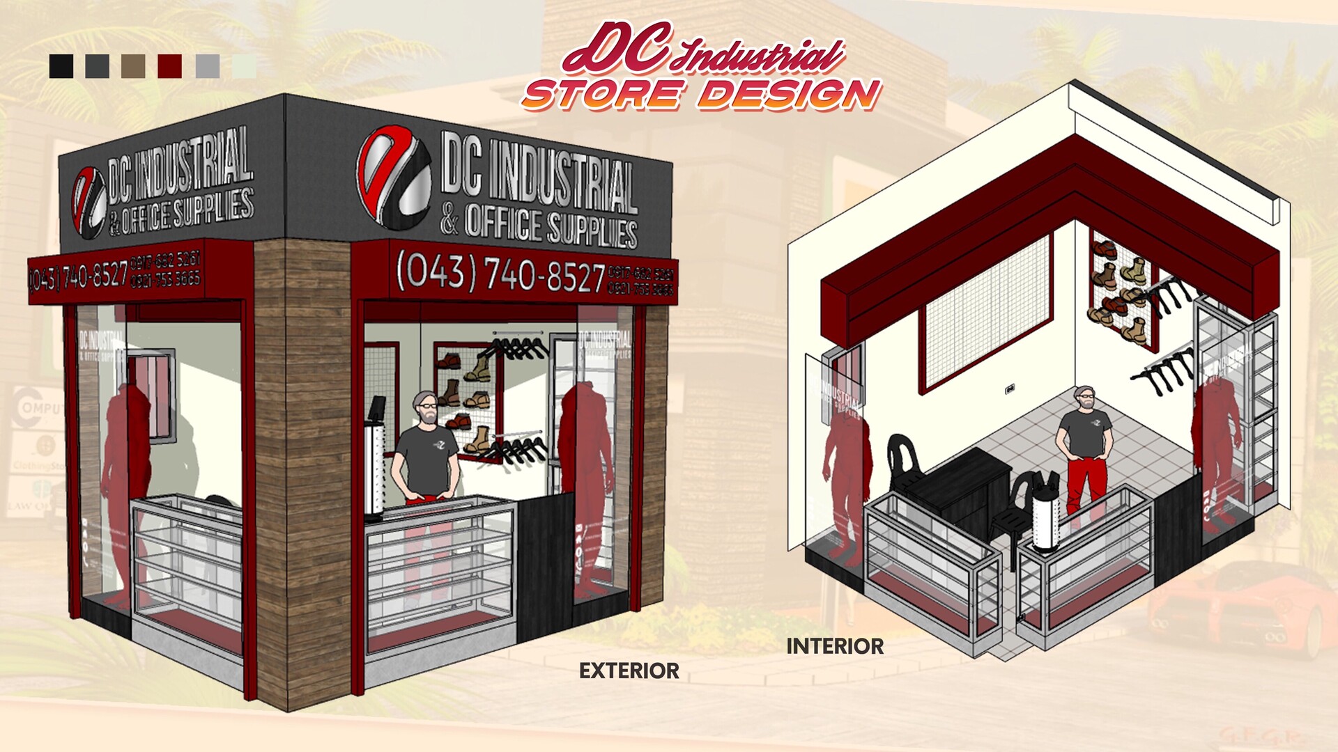 ArtStation - DC Industrial - Store Design