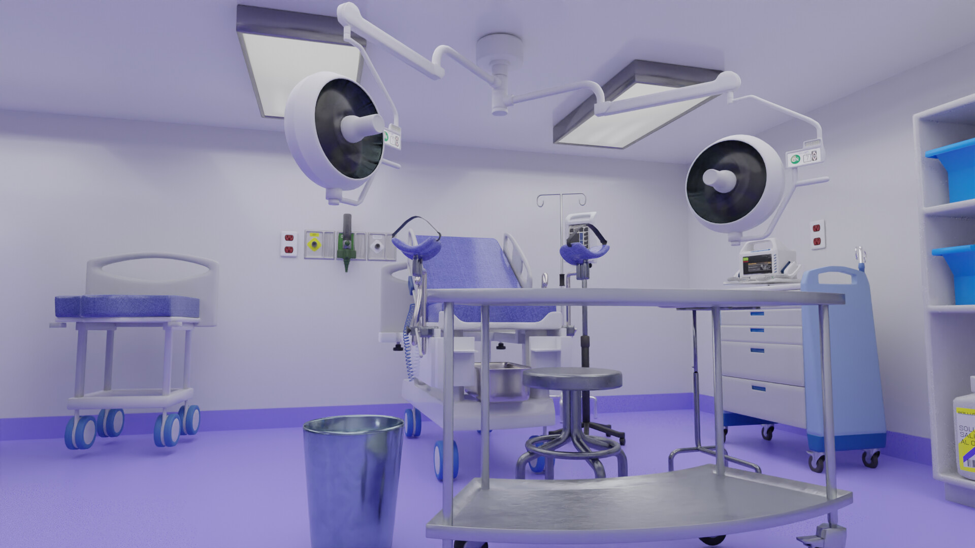 ArtStation - Obstetric operating room