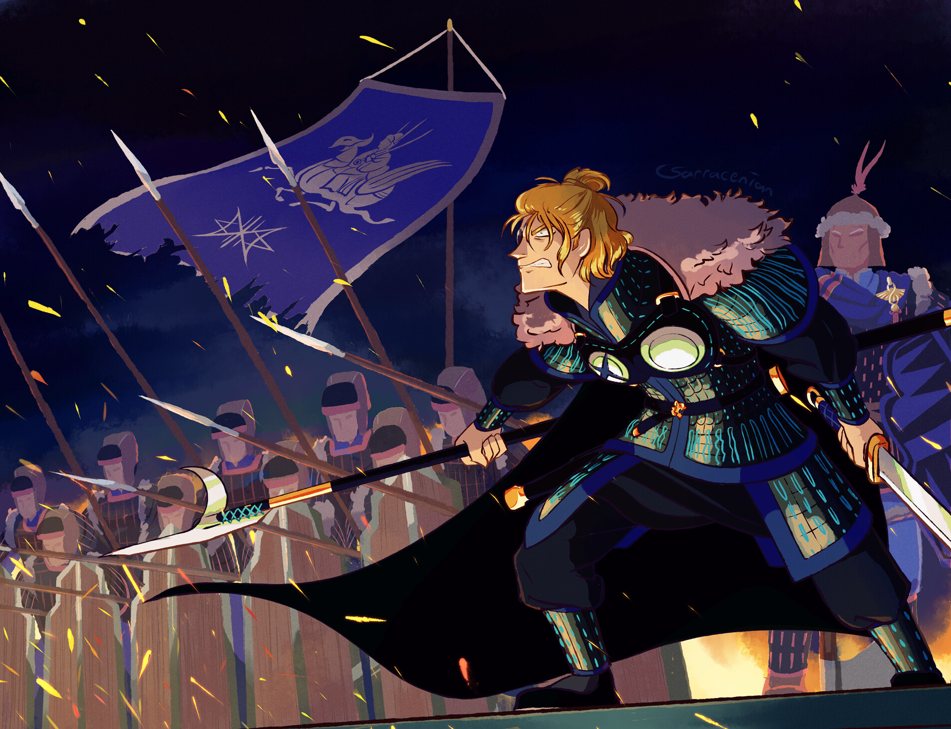 ArtStation - Fire Emblem Three Kingdoms (2/3) - Hegemon-King Dimitri