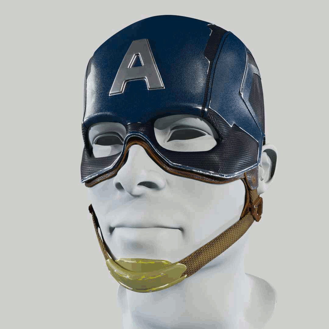 ArtStation - Captain America helmet