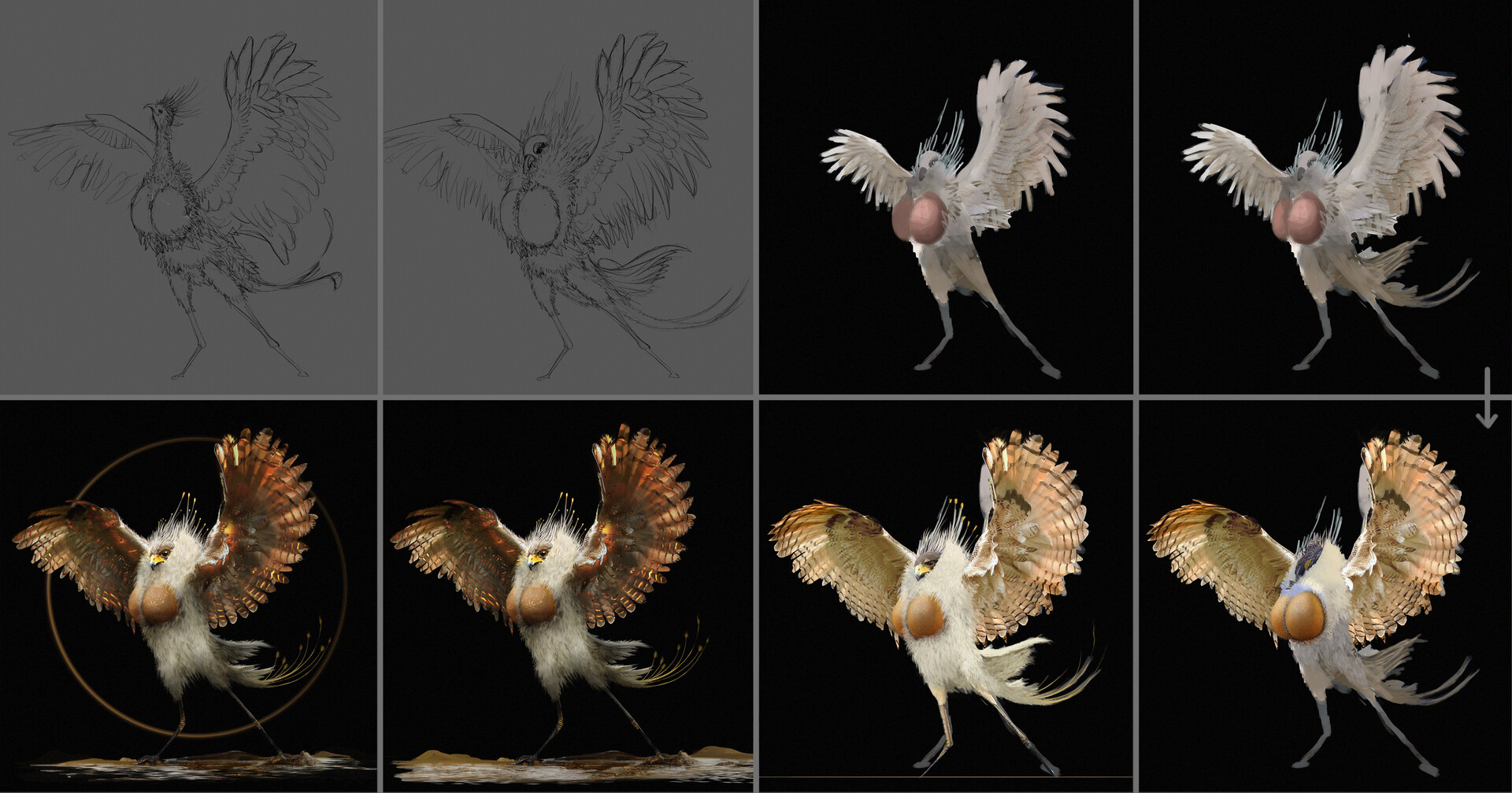 Ajinkya Lad - Annular - The Bird who rose in the shadows of the eclipse.