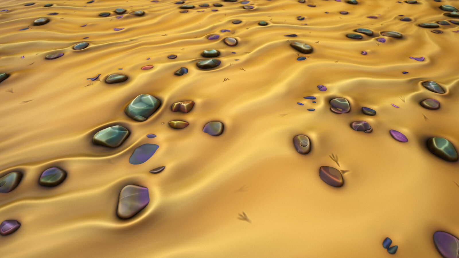 Stefan Senior - Stylised Rocky Sand