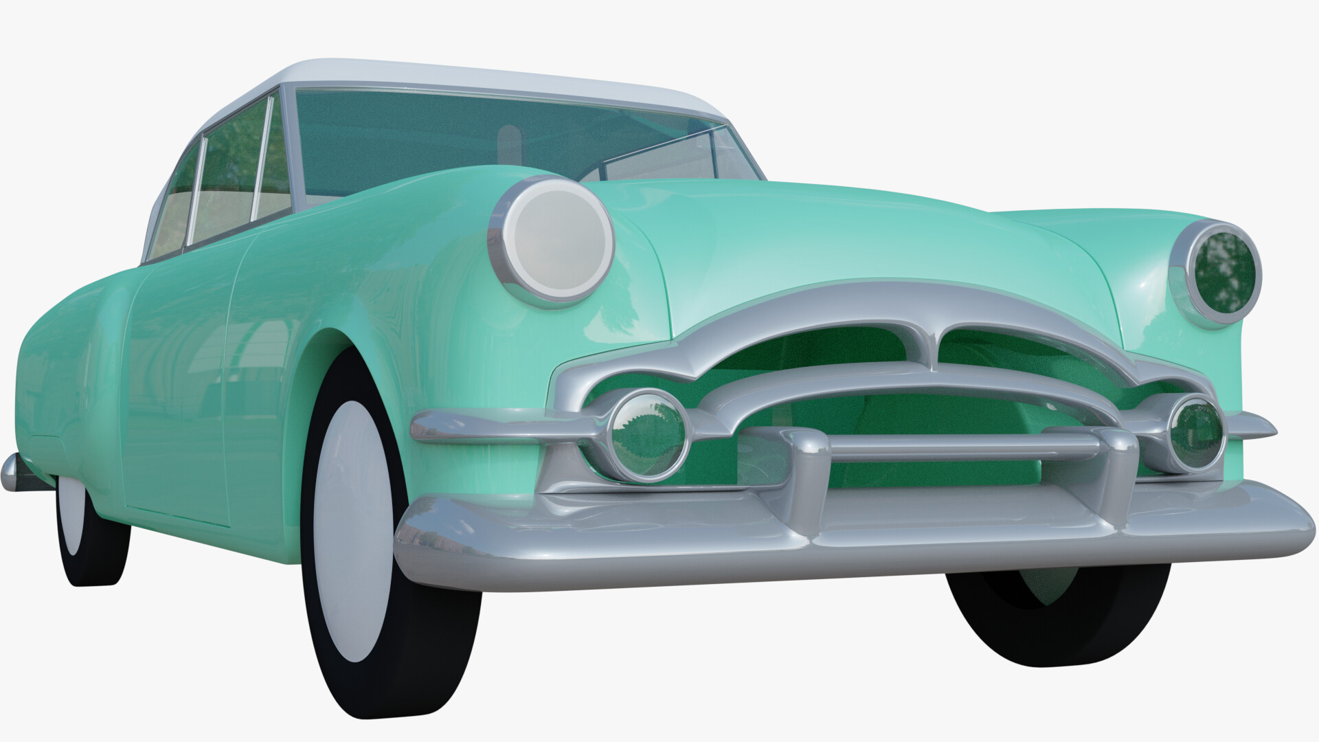 ArtStation - Packard car 1953