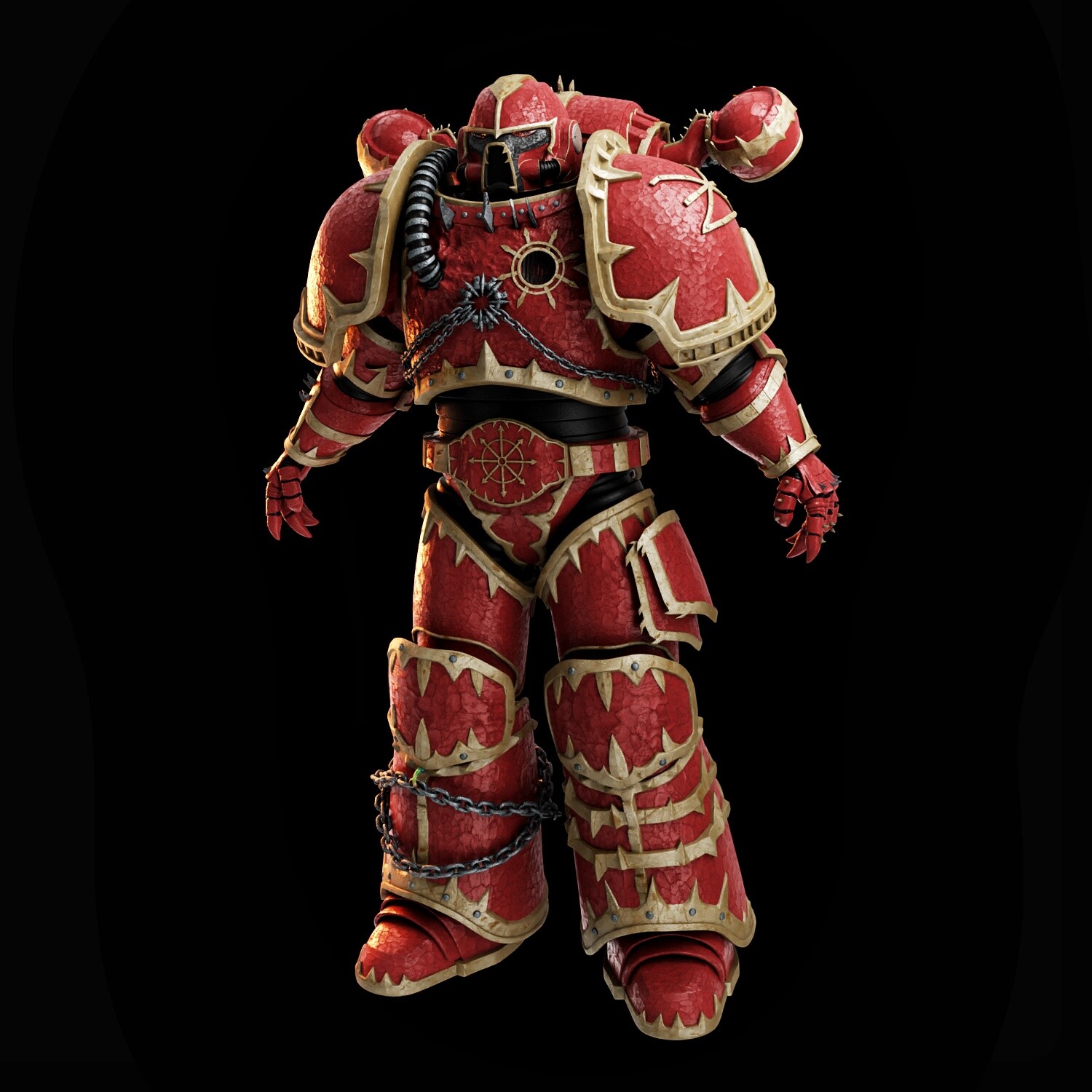ArtStation - Chaos space marines world eater.