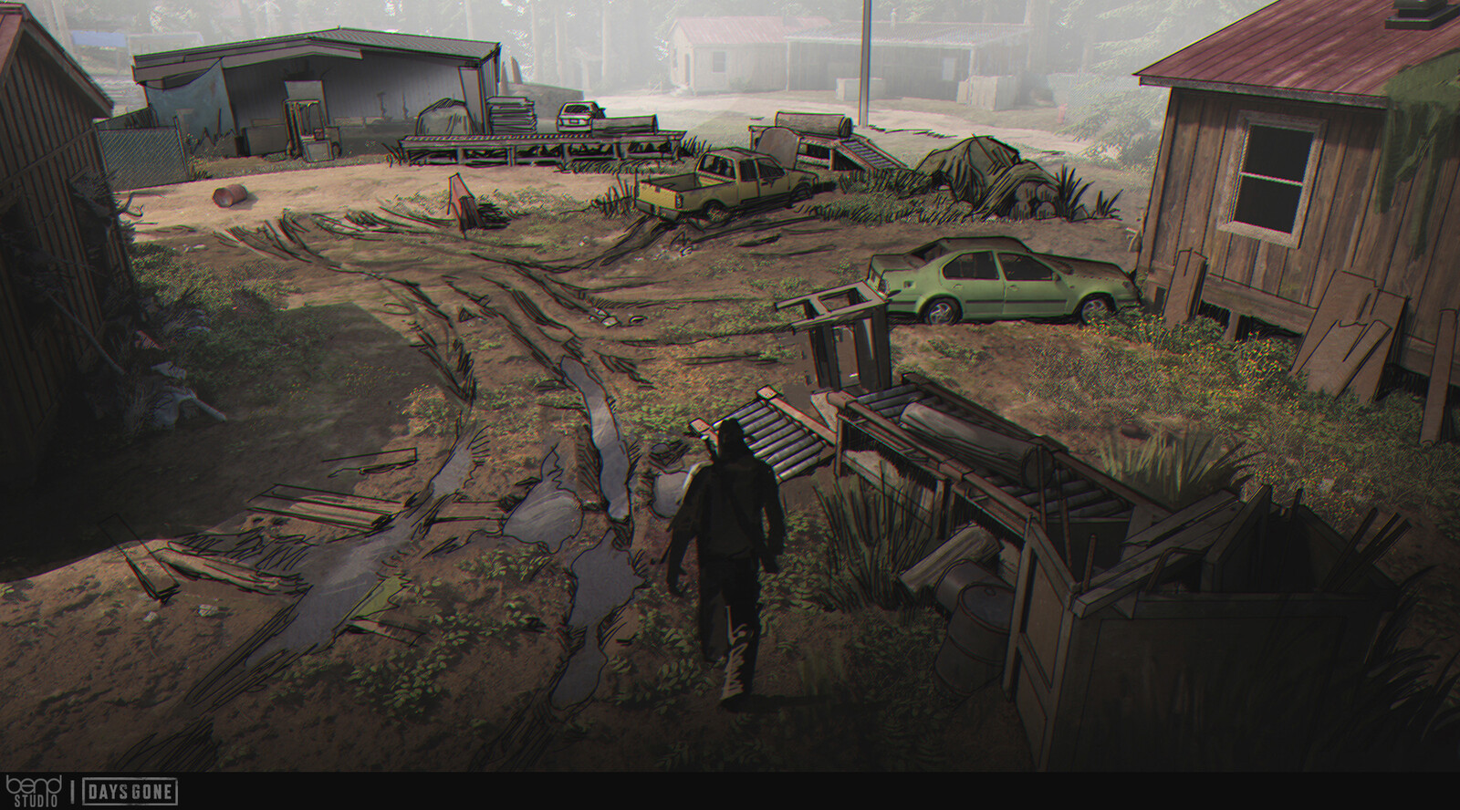 Hans Park - Days Gone Concepts_Logging Camp Layout