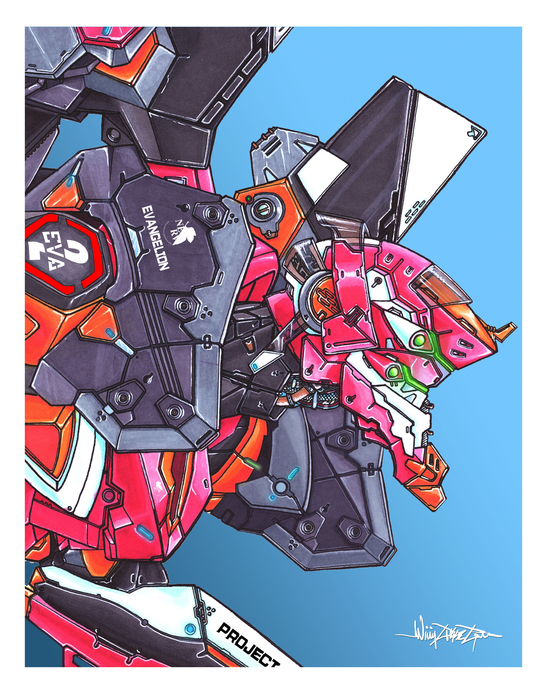 ArtStation - Eva 02 Fanart