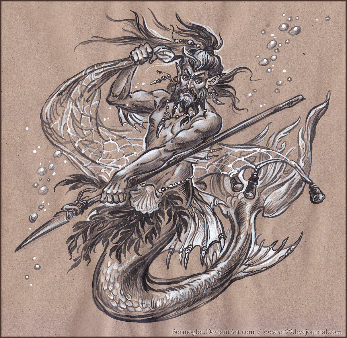 ArtStation - Merman of Scotland.