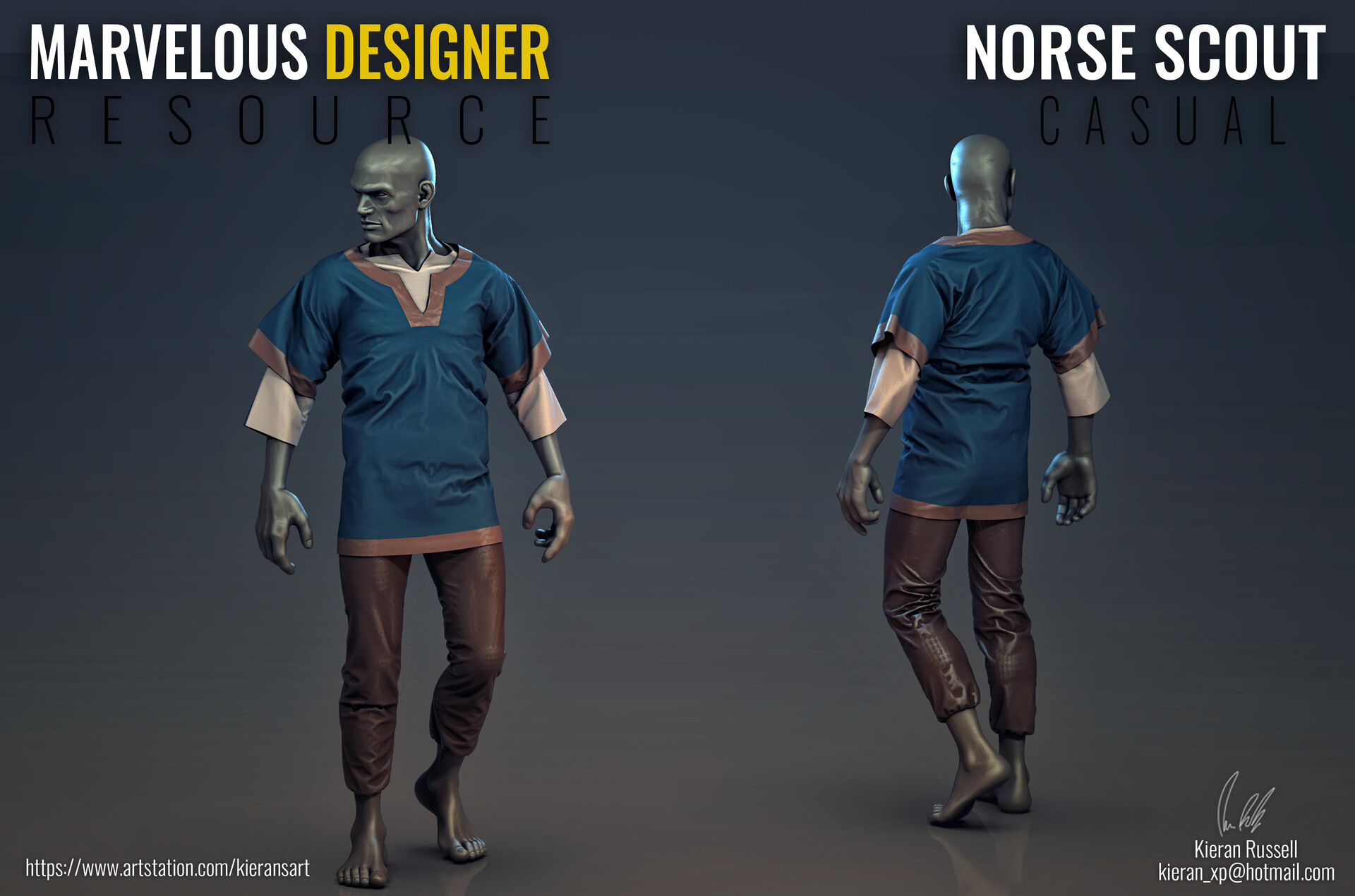 ArtStation - Marvelous Designer Resource file updates