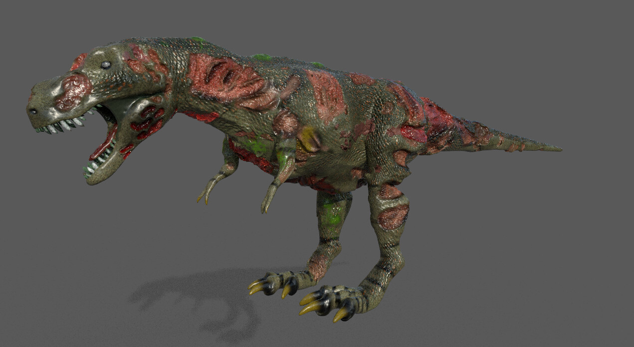 ArtStation - "LULU" the Zombie T Rex