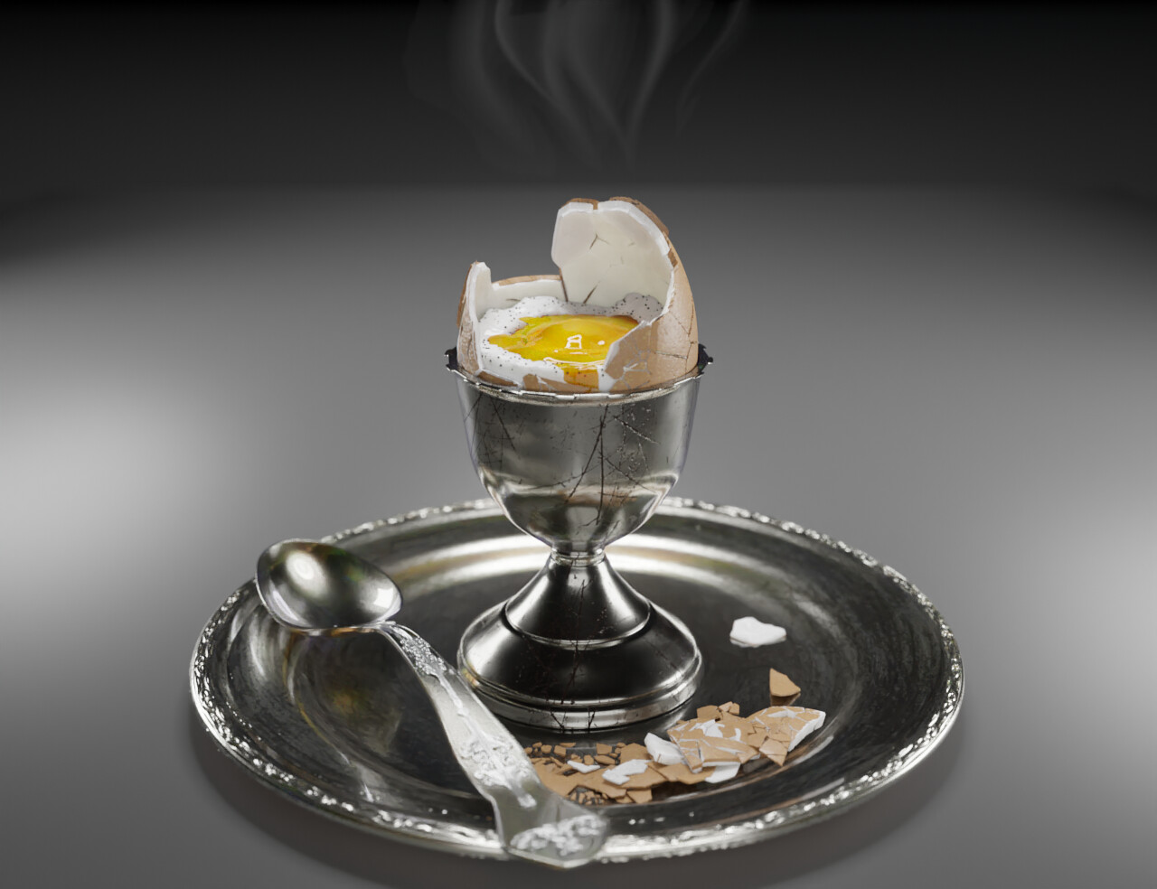 ArtStation - Boiled egg