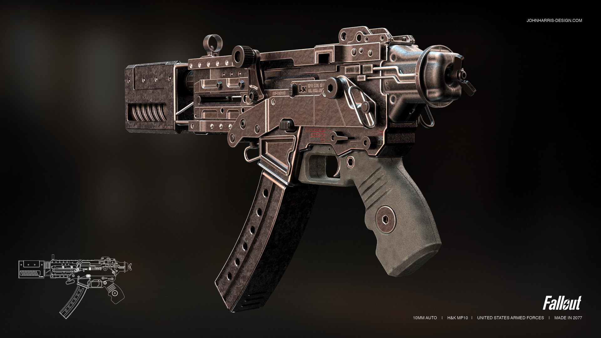 John Harris - Fallout 10MM SMG