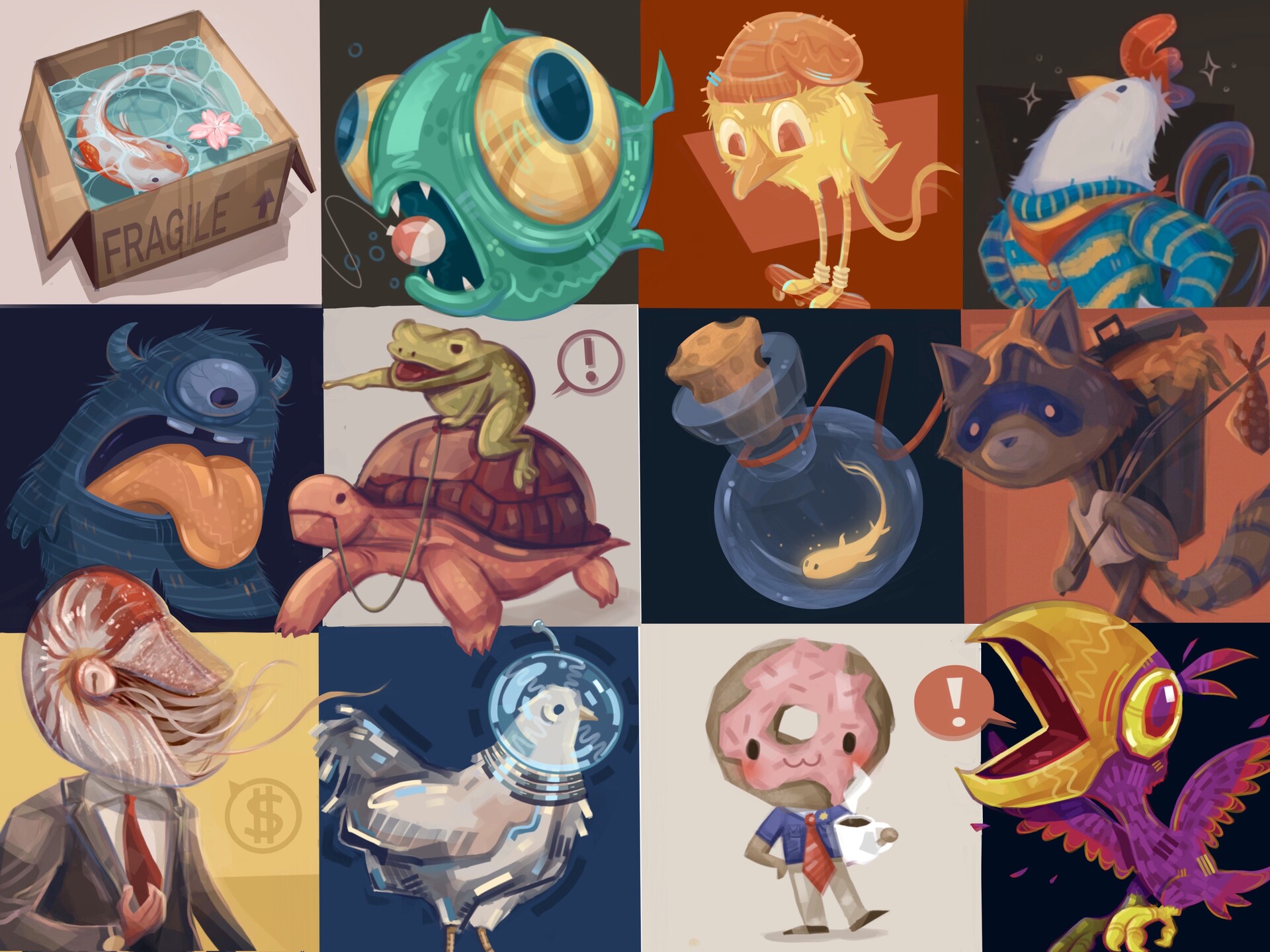 ArtStation - Character Design Collage