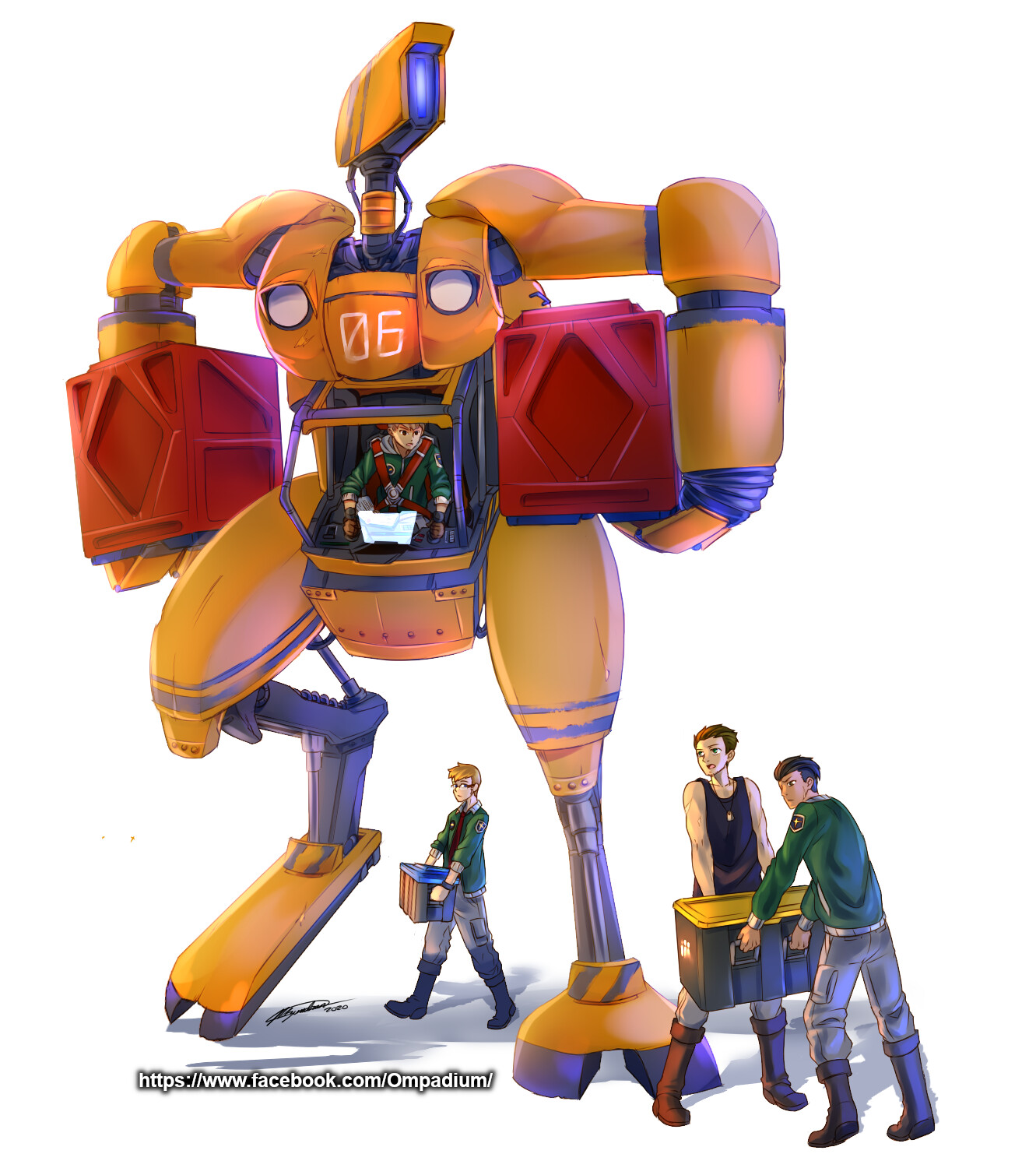 ArtStation - Construction Mech