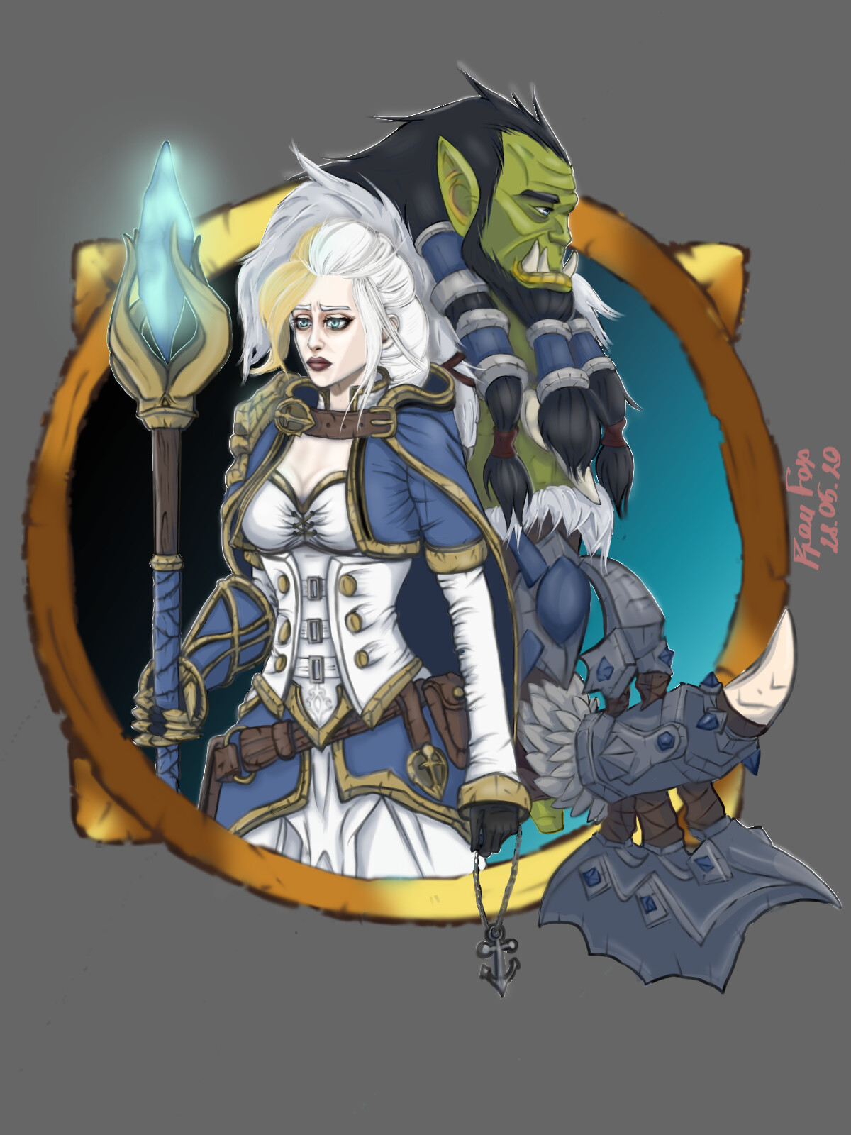 ArtStation - Jaina and Thrall