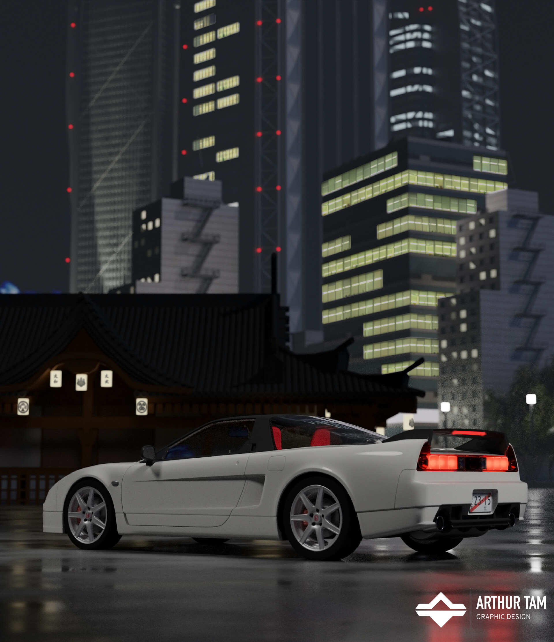 Arthur Tam - Honda NSX-R Poster