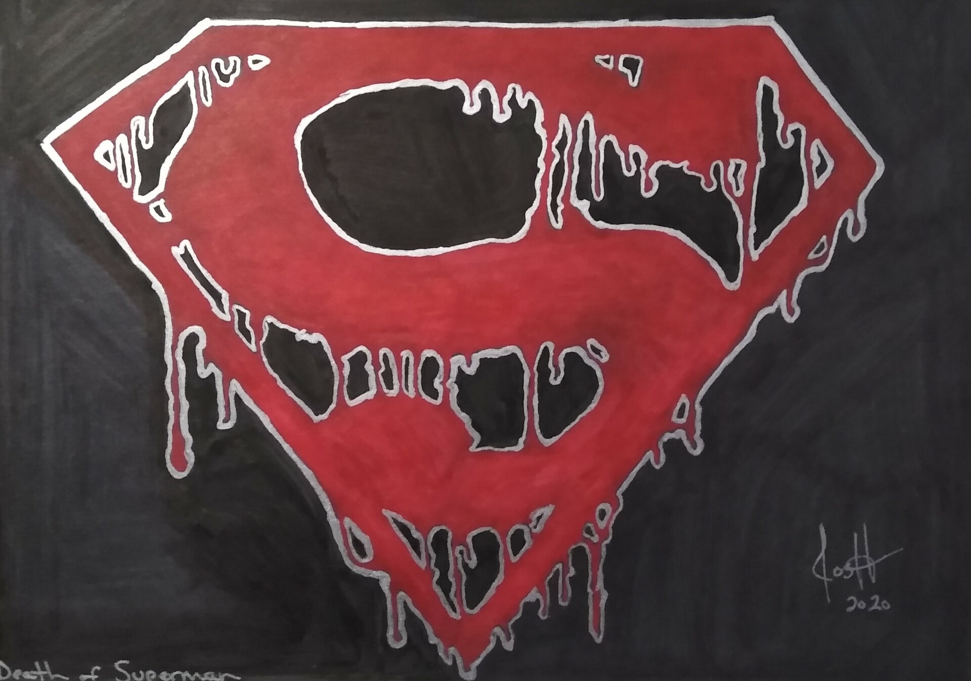Death Of Superman Logo