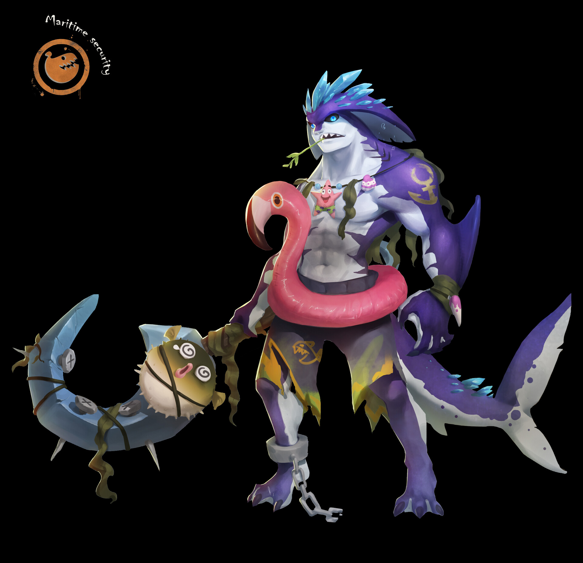 ArtStation - Damage to the sea environment. Fishman