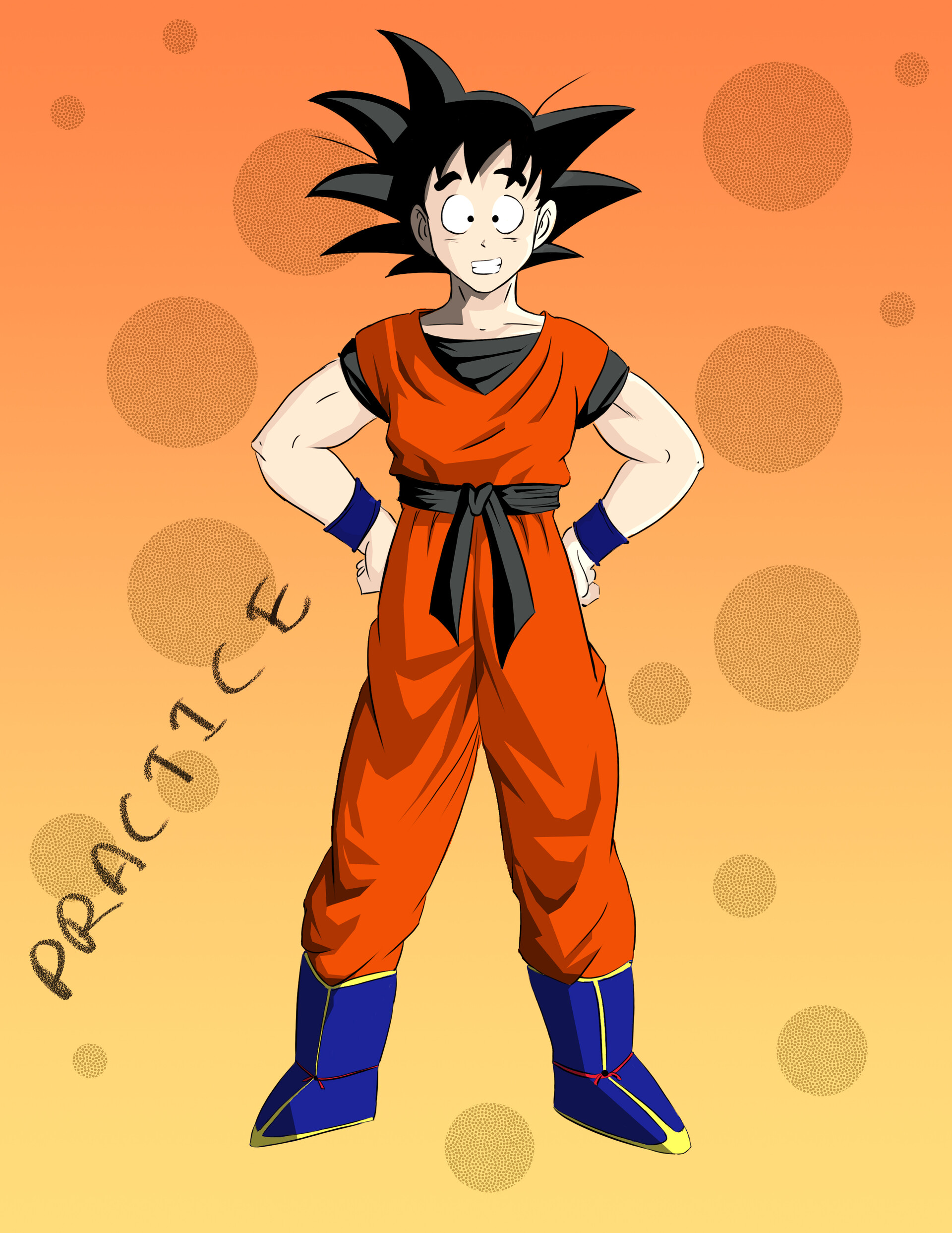 ArtStation - Goku Practice
