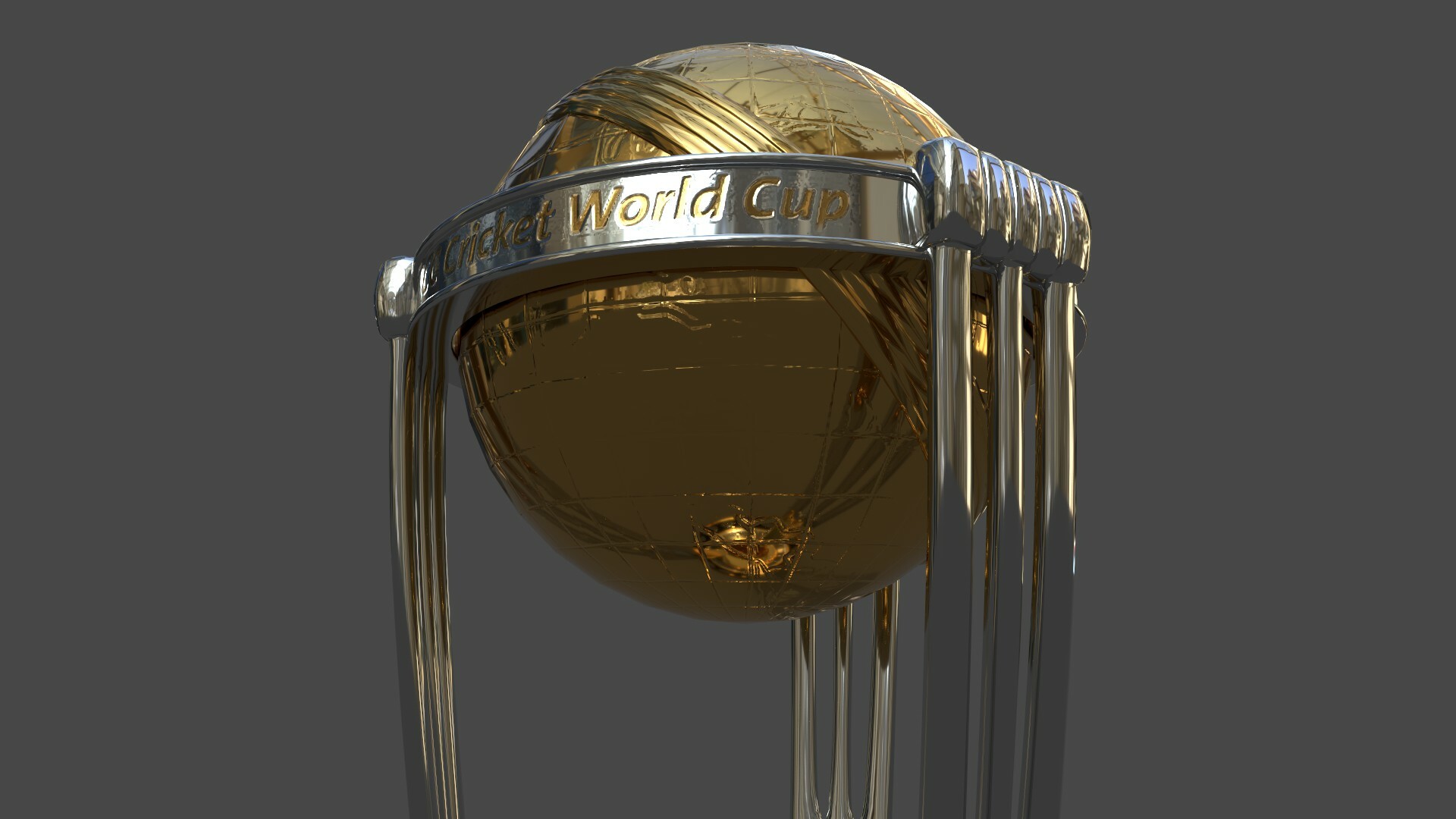 Debayan Dalal - ICC Cricket World Cup Trophy