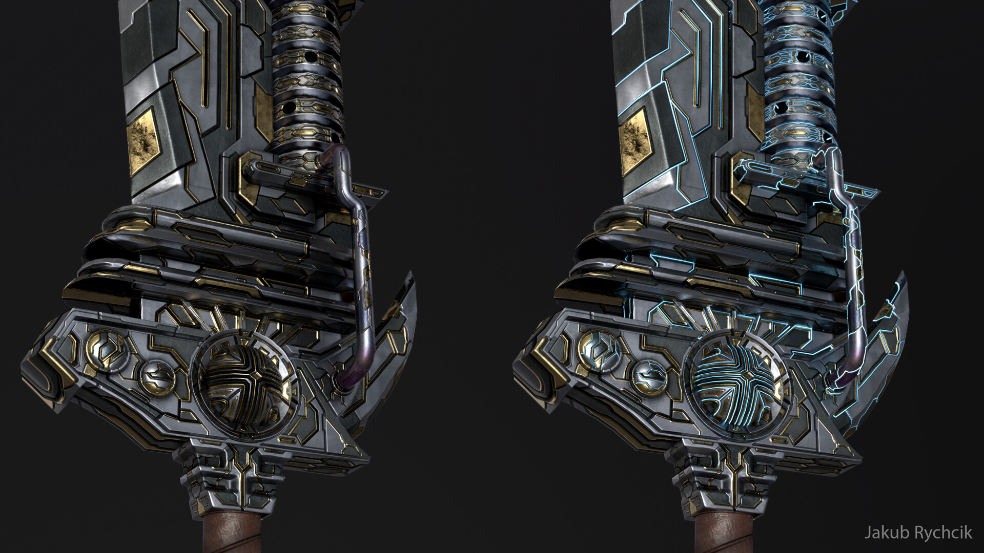 Jakub Rychcik - Scifi Blade / one-handed weapon