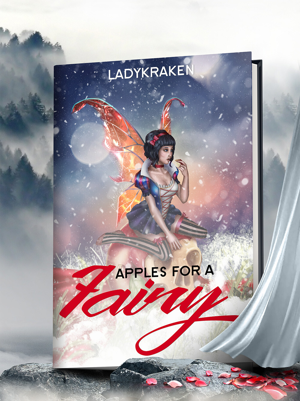 ArtStation - Apples for a Fairy - Book Cover Mockup