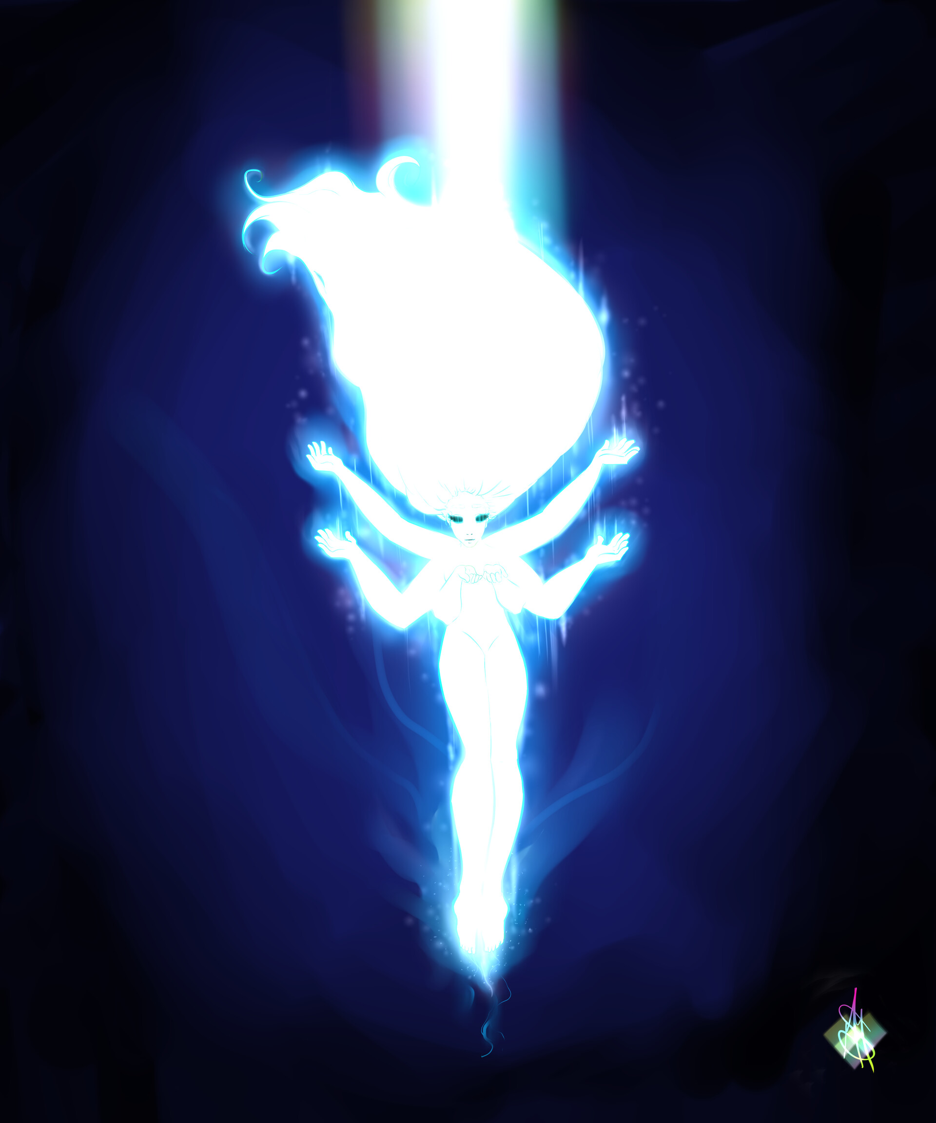 ArtStation - bless my darkness, bless my light