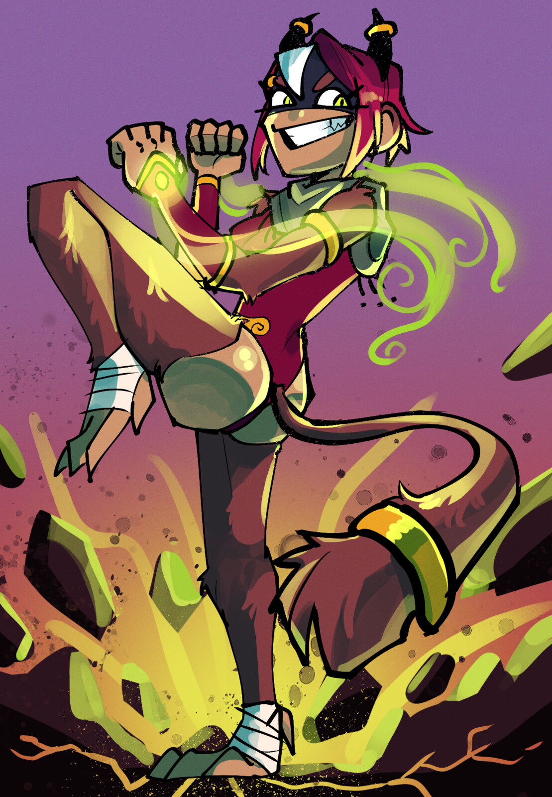 Dewey Neal - Monkey Girl ( Commissioned work)