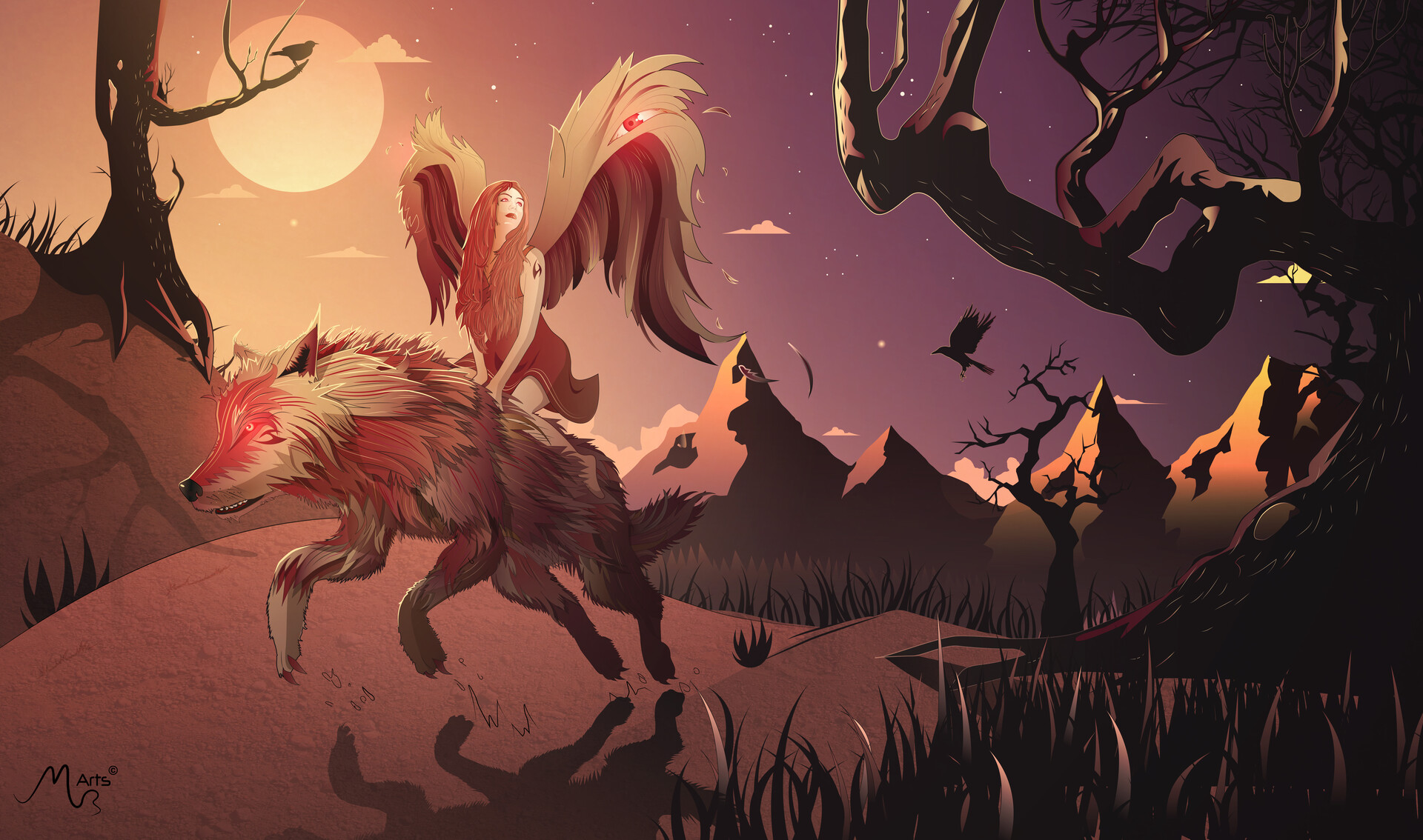 ArtStation - Red Witch