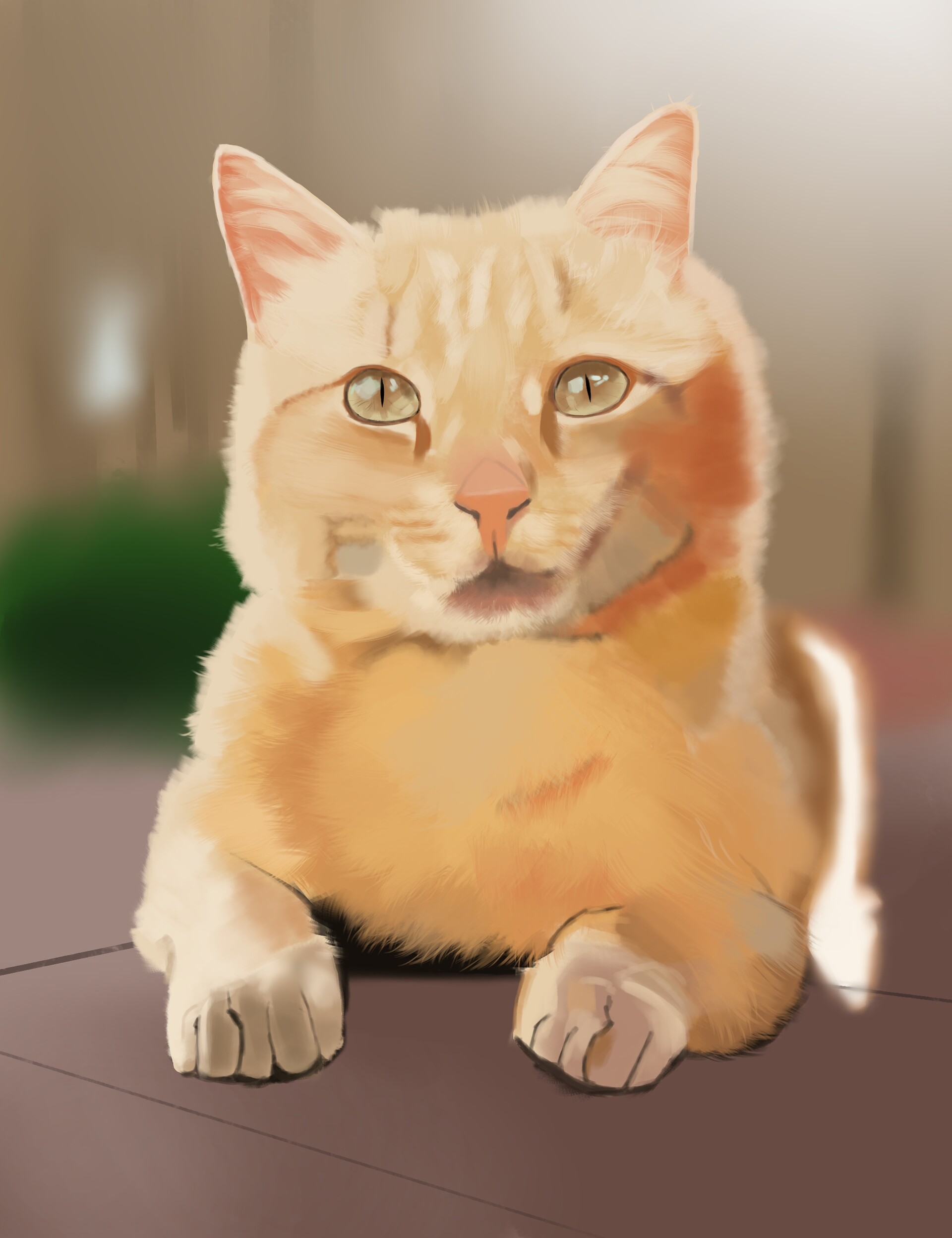 ArtStation - Orange cat