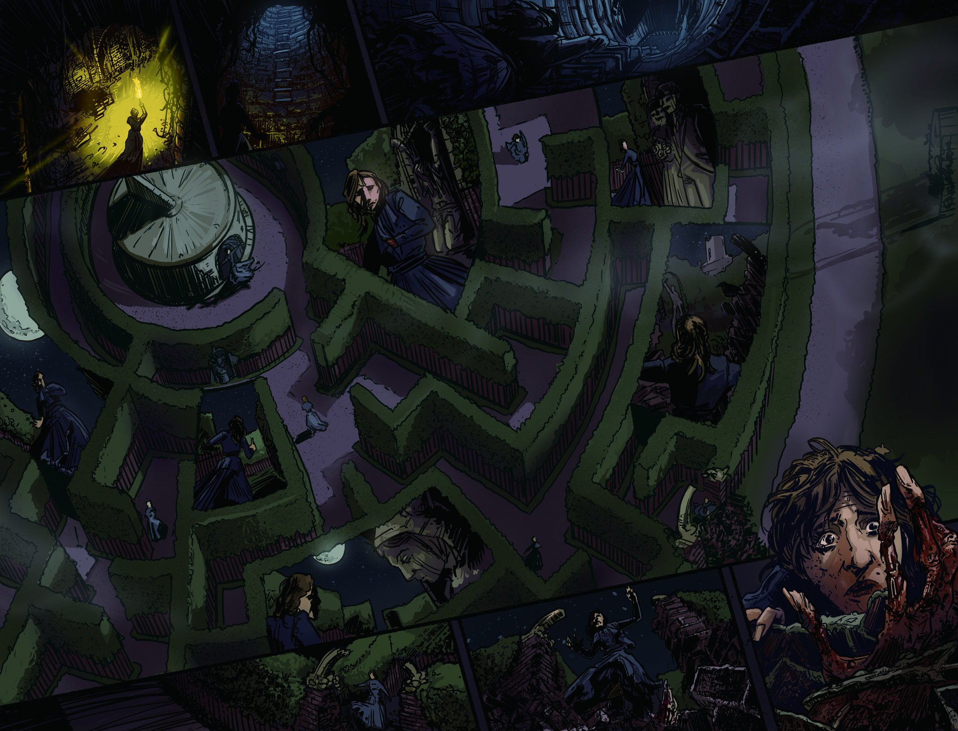 Jason Strutz Comic & Illustration Art - The Cask of Amontillado and The ...